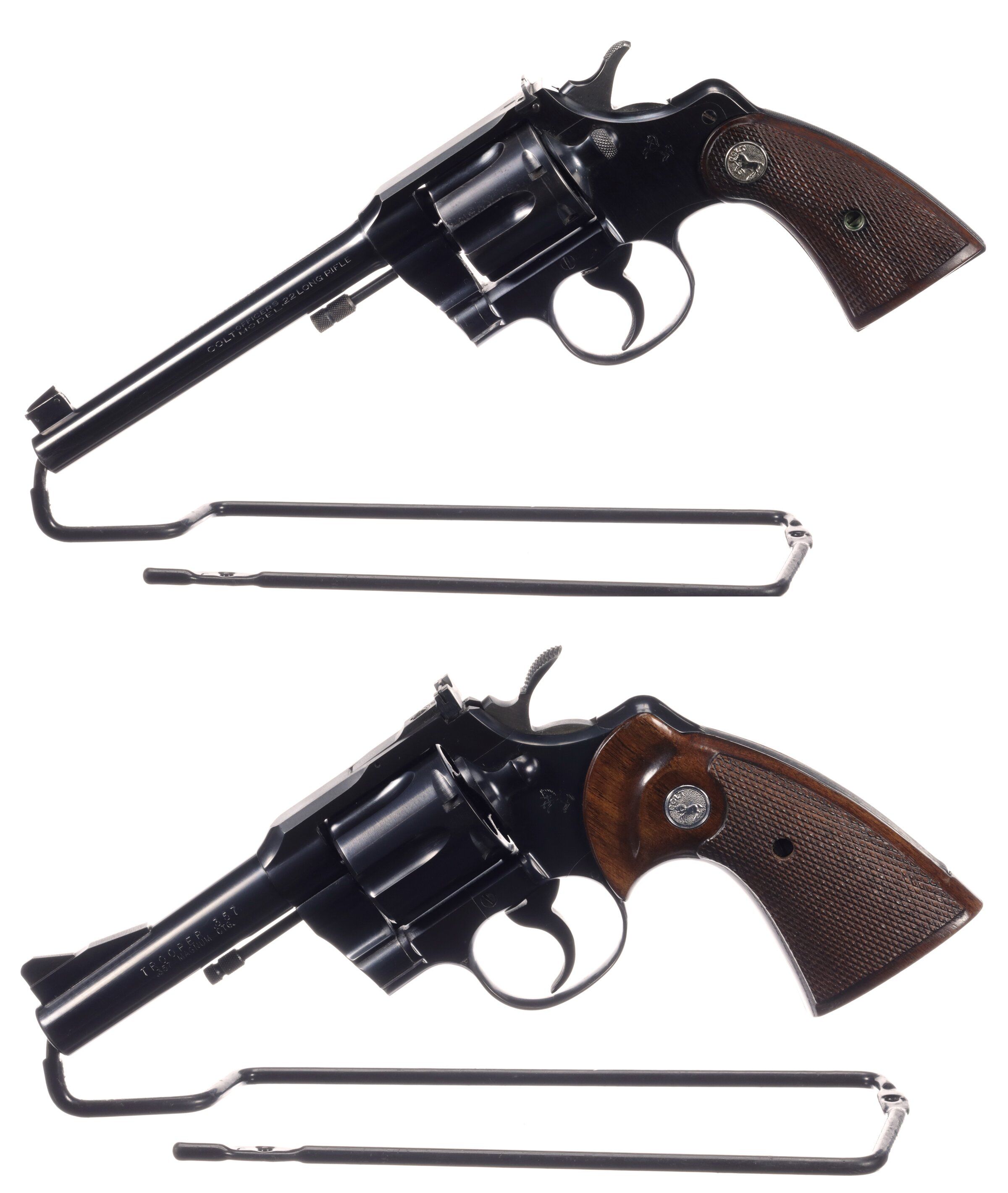 Two Colt Double Action Revolvers | Rock Island Auction