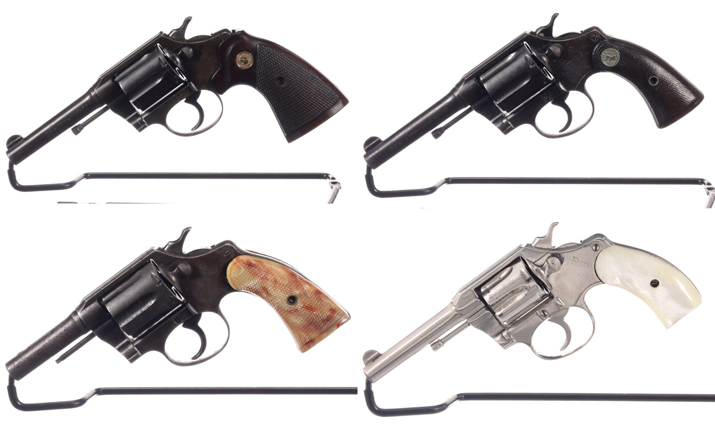 Four Colt Double Action Revolvers | Rock Island Auction