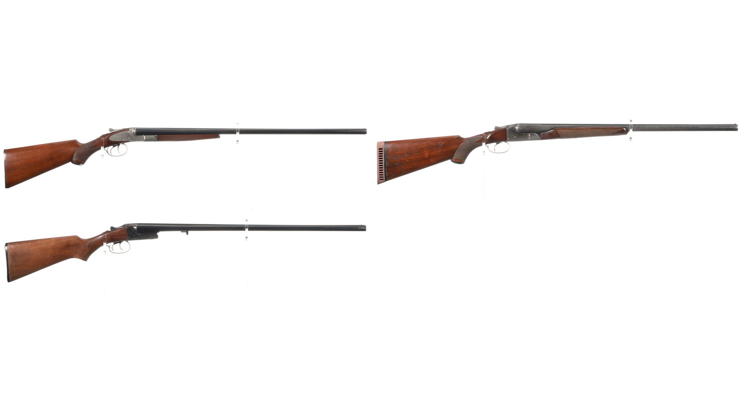 Three American Double Barrel Shotguns | Rock Island Auction