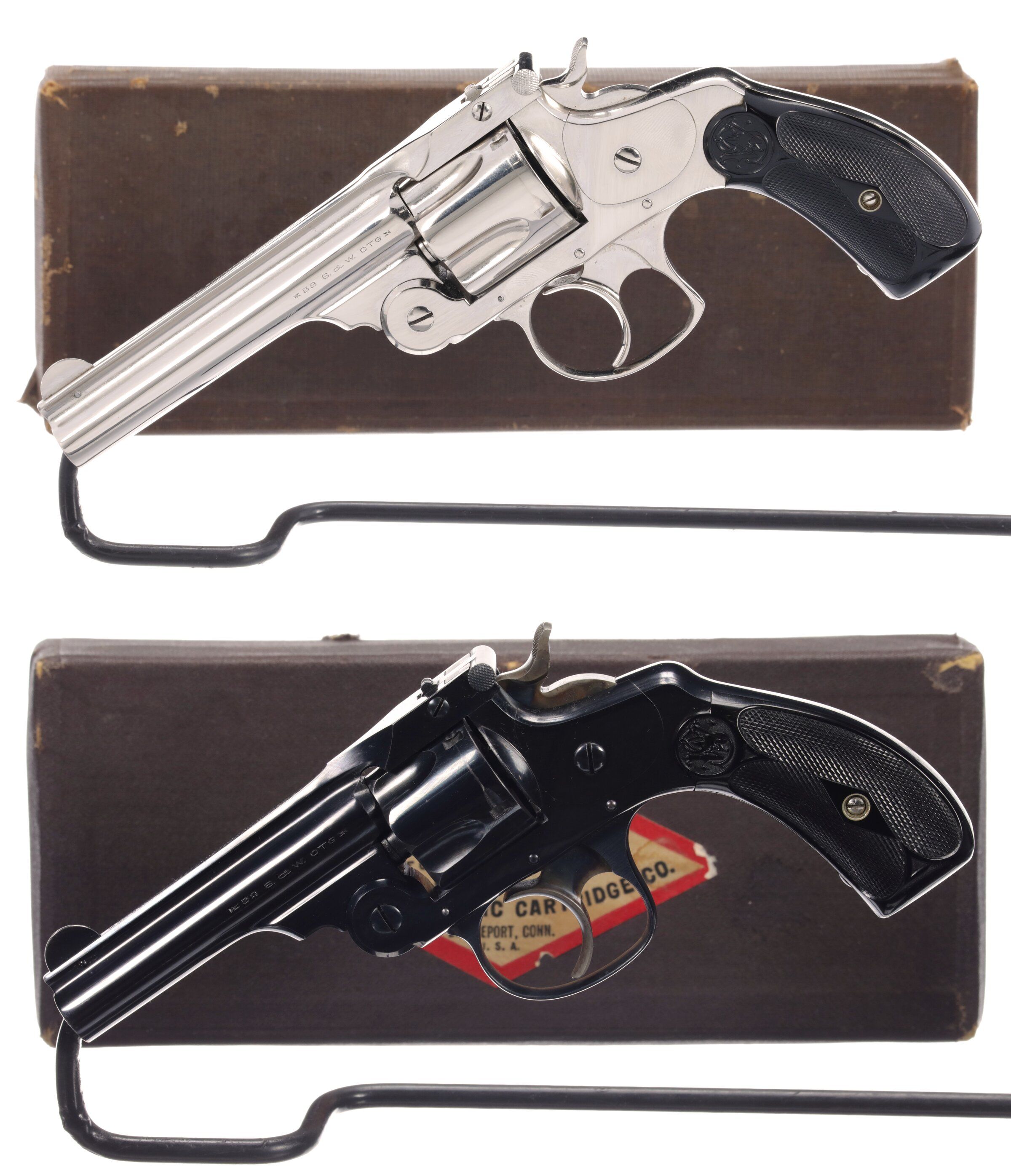 Two Smith & Wesson Top Break Double Action Revolvers with Boxes | Rock ...