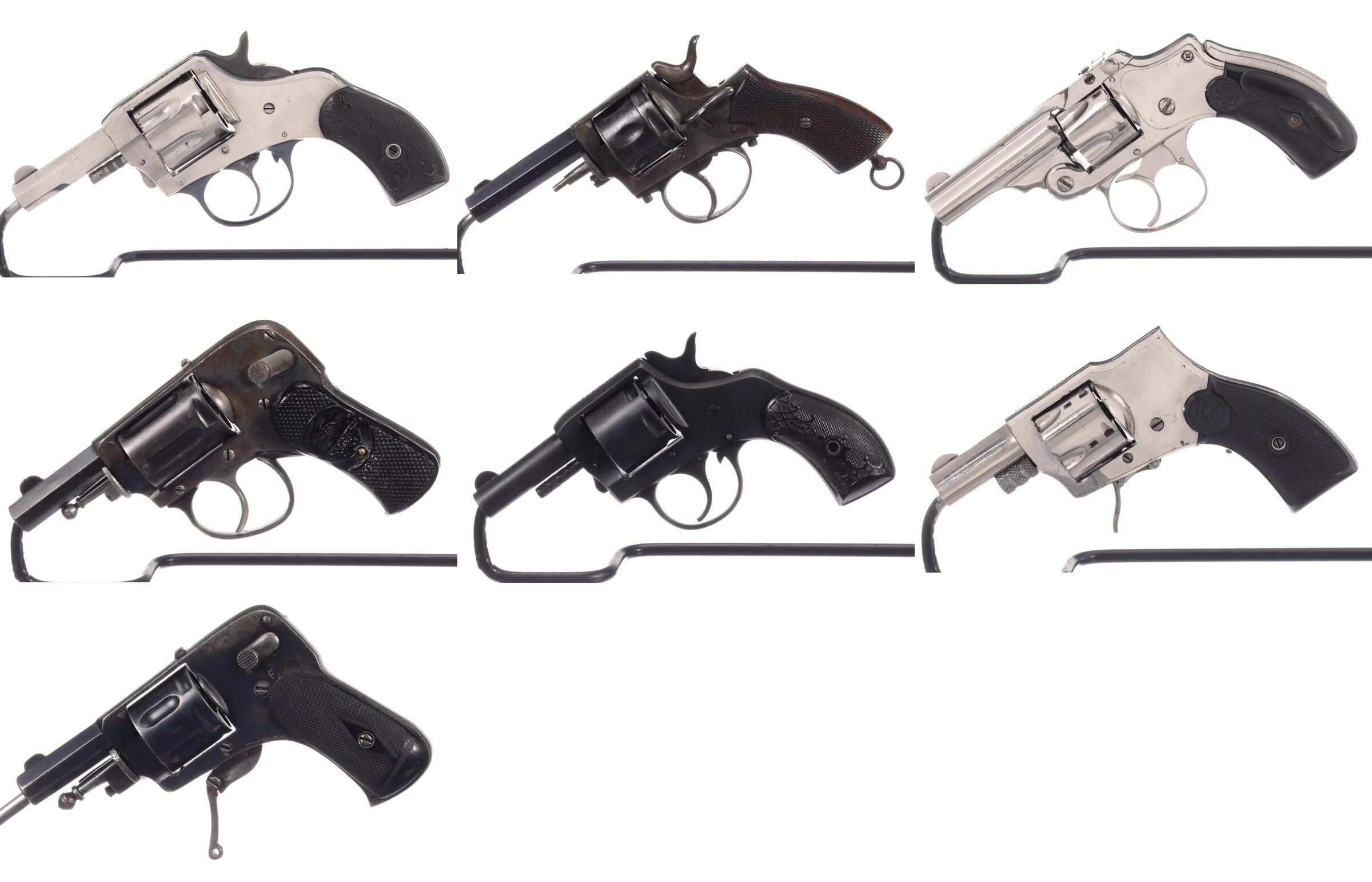 Seven Double Action Pocket Revolvers | Rock Island Auction