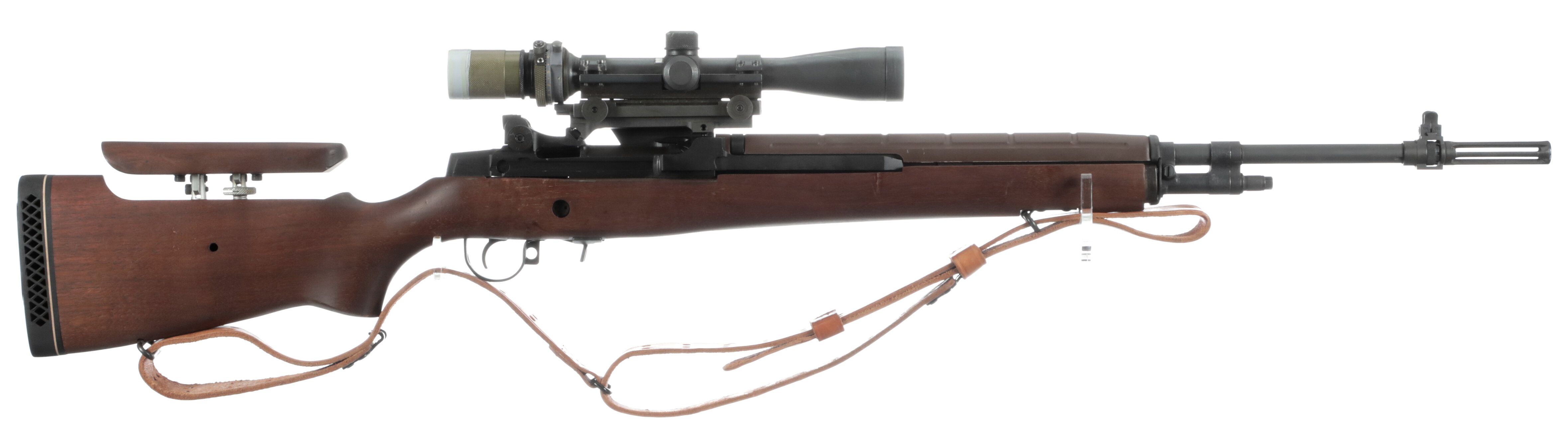 Springfield Armory (Inc.) Model M1A Rifle with Scopes | Rock Island Auction