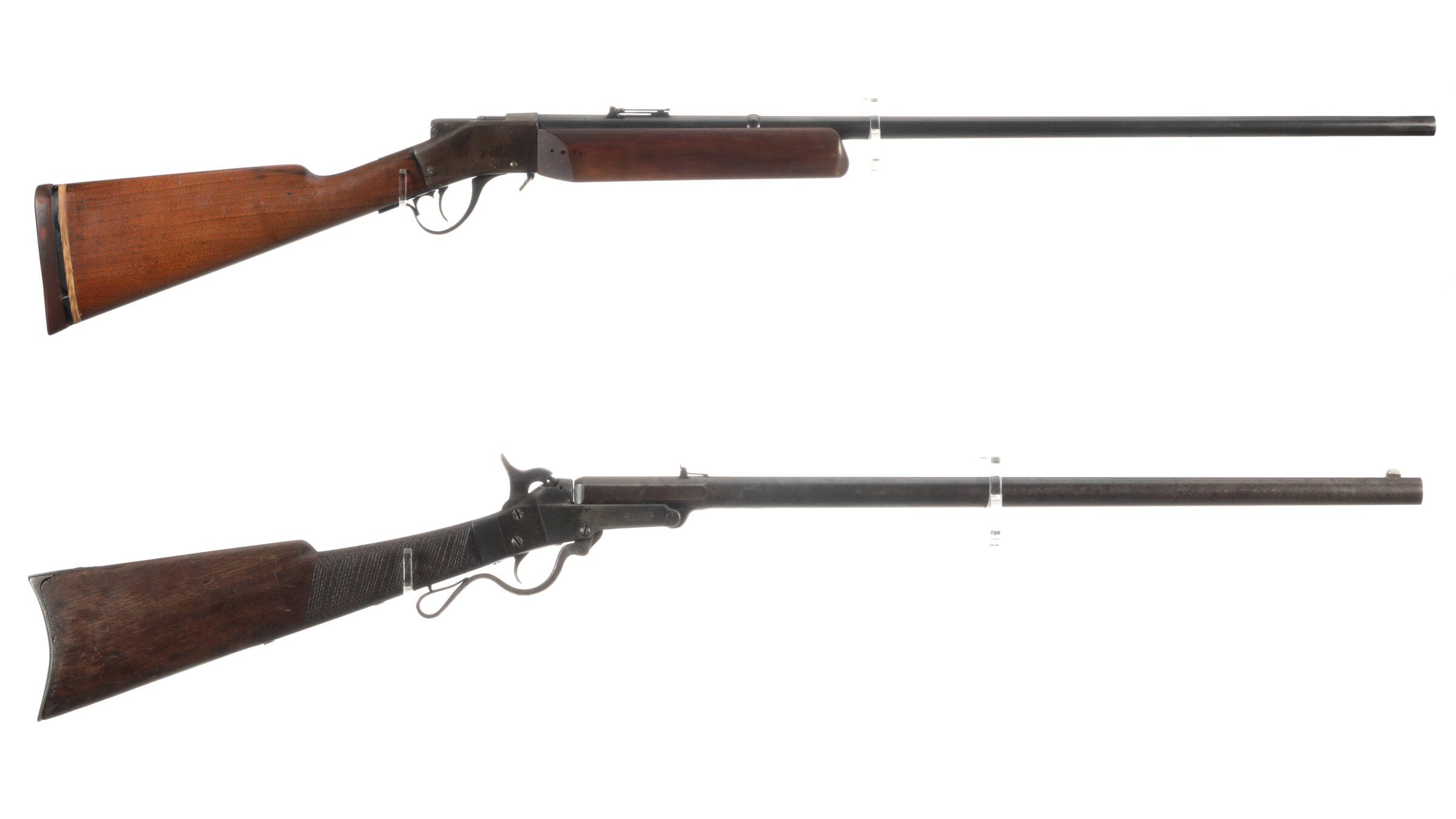 Two Antique American Single Shot Rifles | Rock Island Auction