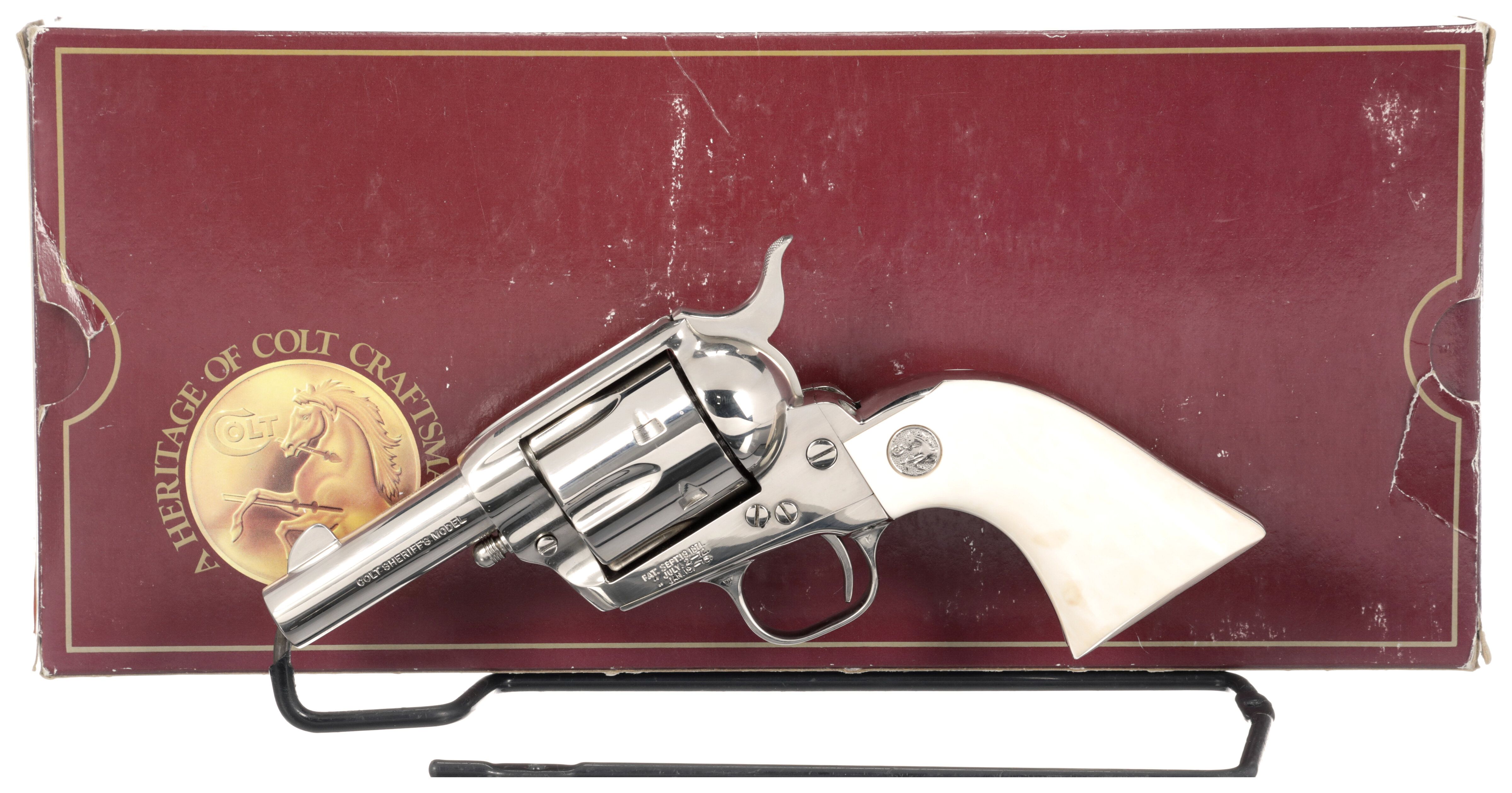 Colt Third Generation Sheriffs Model Single Action Army Revolver | Rock ...