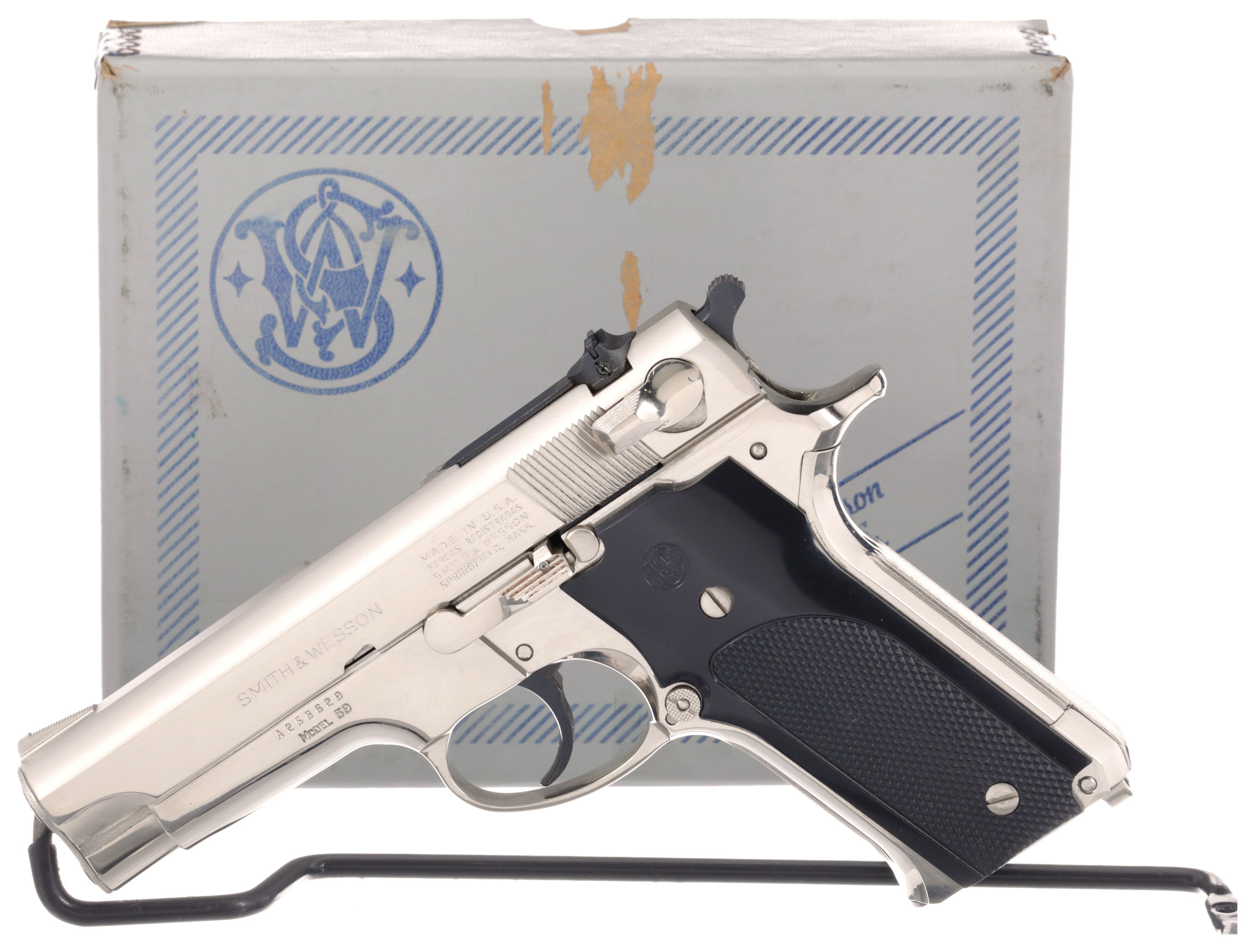 Smith & Wesson Model 59 Semi-Automatic Pistol with Box | Rock Island ...