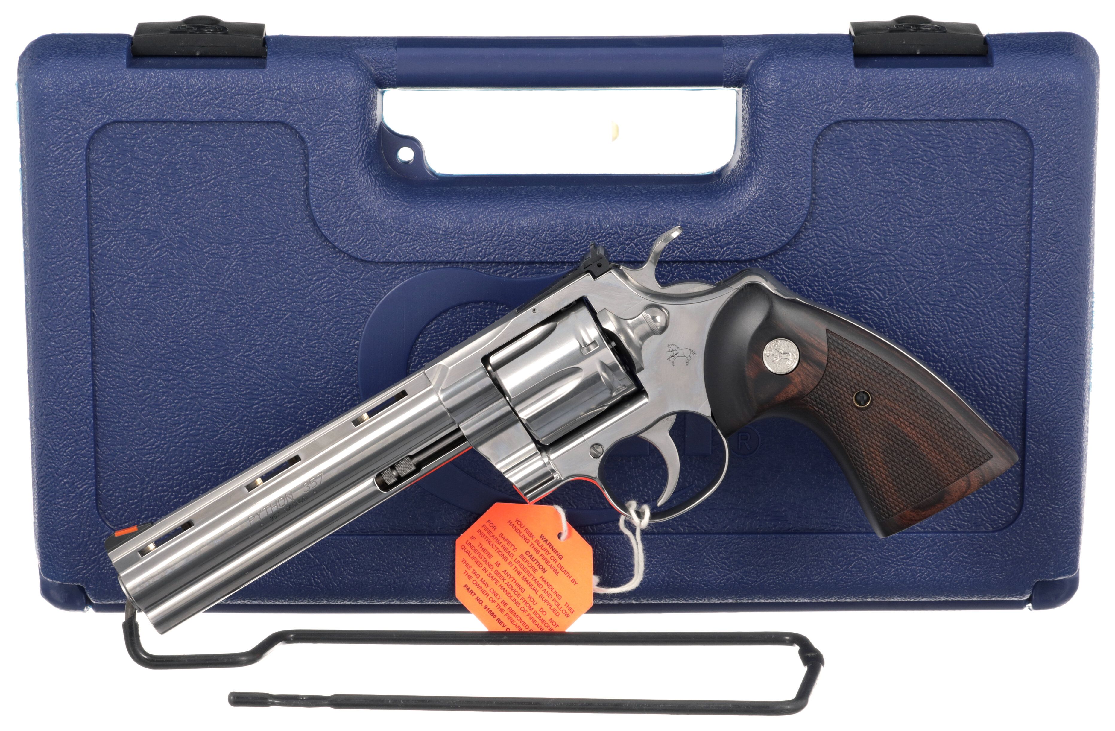 Colt Python Double Action Revolver with Case | Rock Island Auction