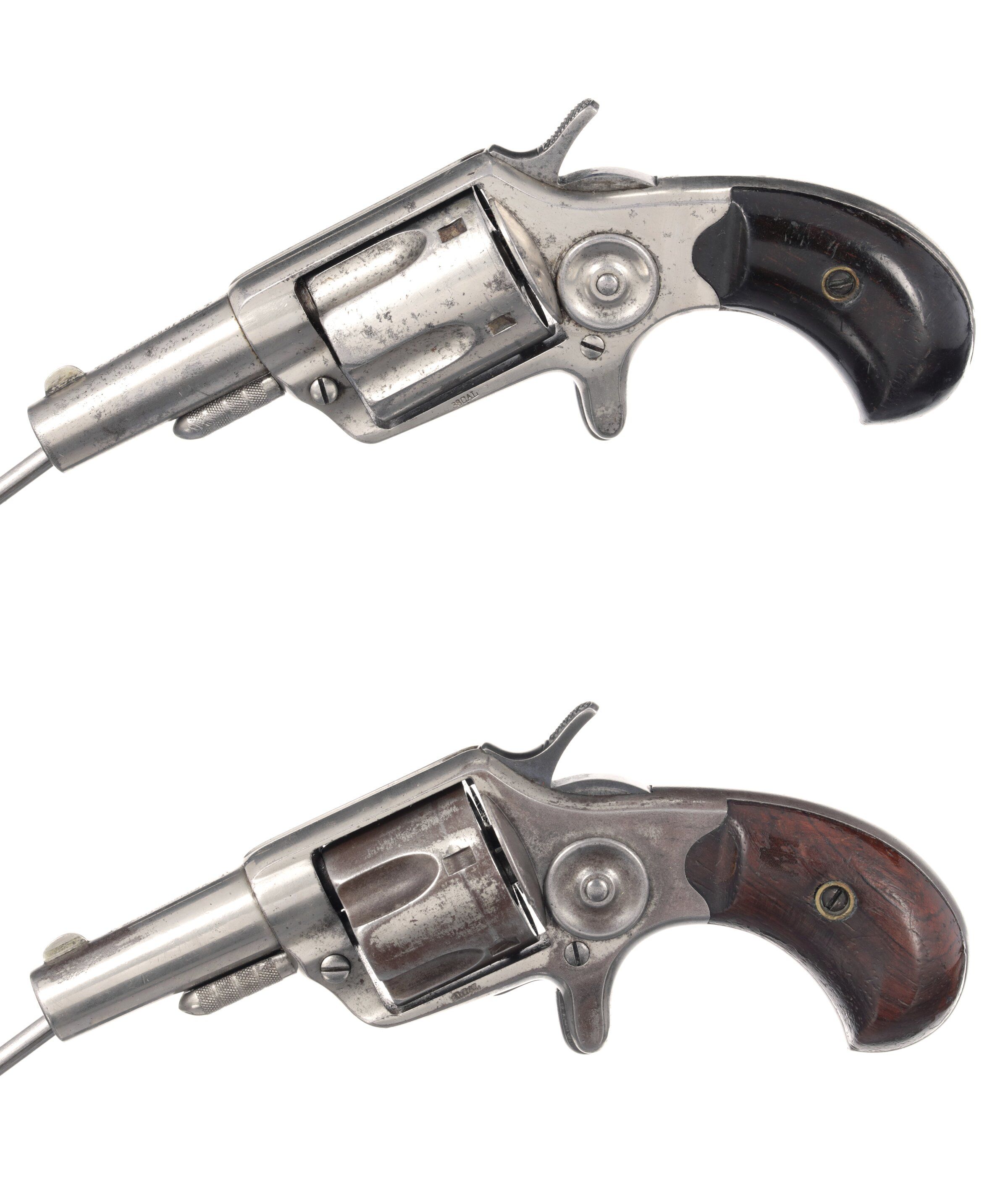 Two Colt New Line Spur Trigger Revolvers with Factory Letters | Rock ...