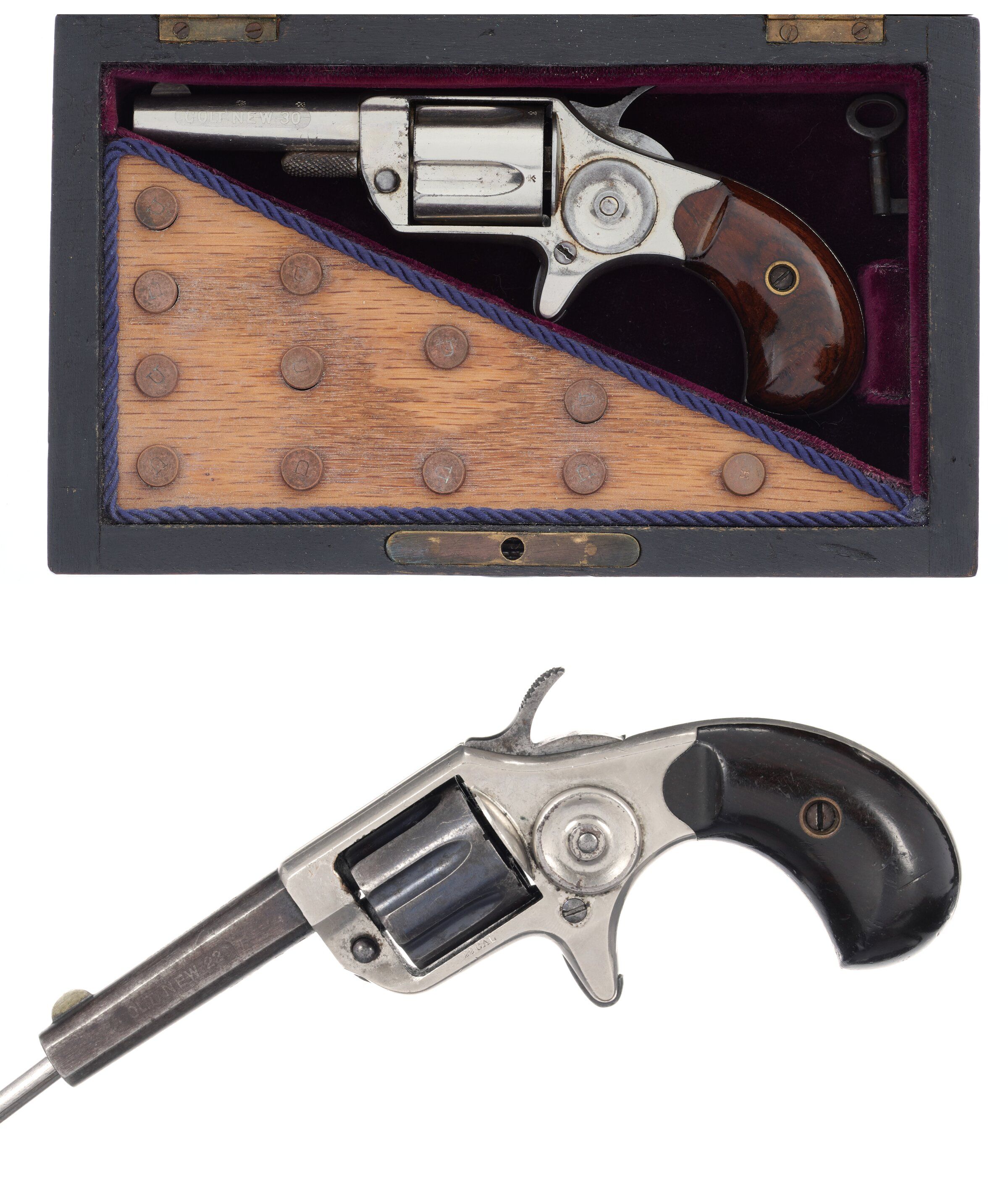 Two Colt New Line Revolvers | Rock Island Auction