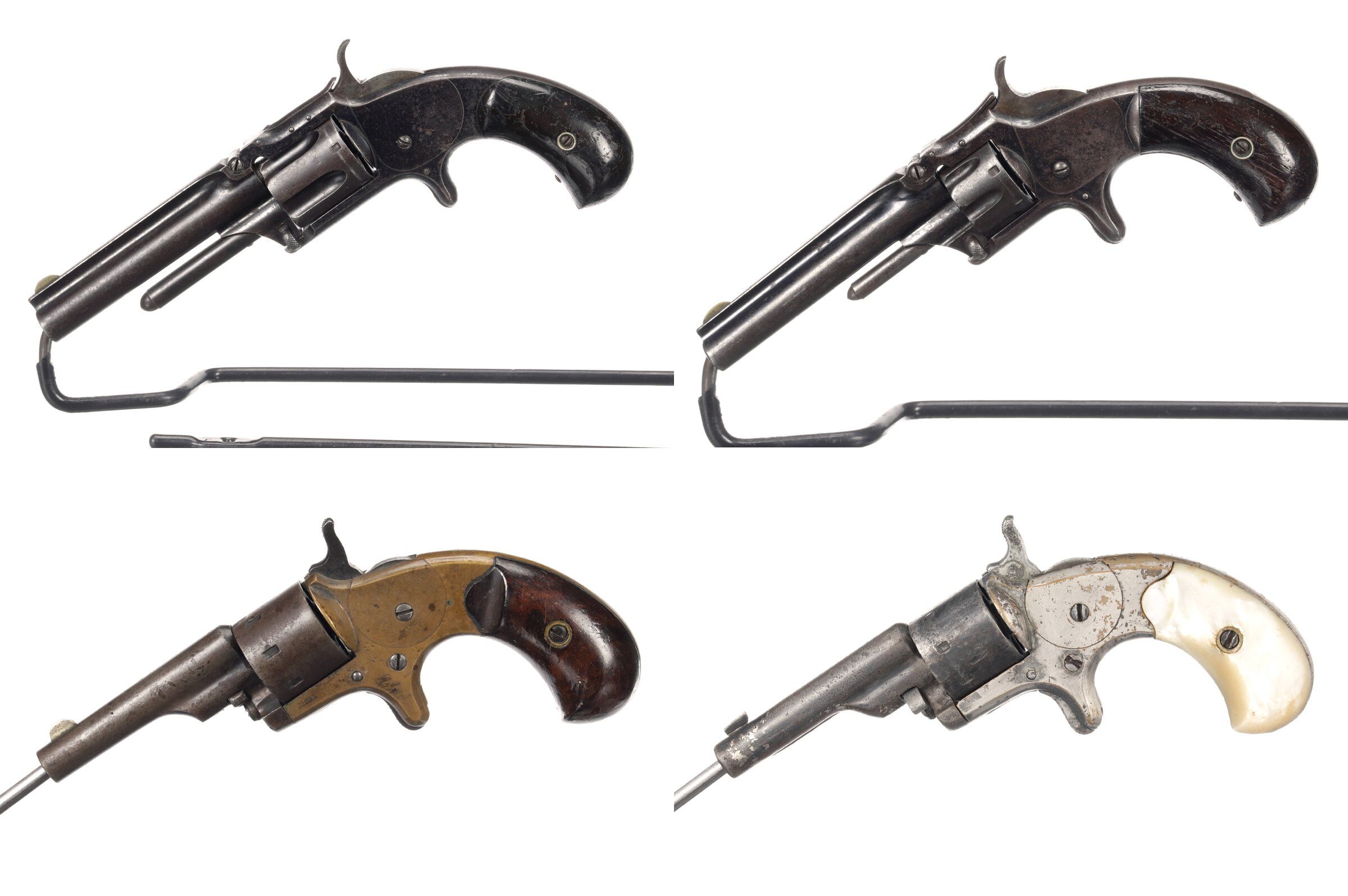 Four Antique Single Action Revolvers | Rock Island Auction