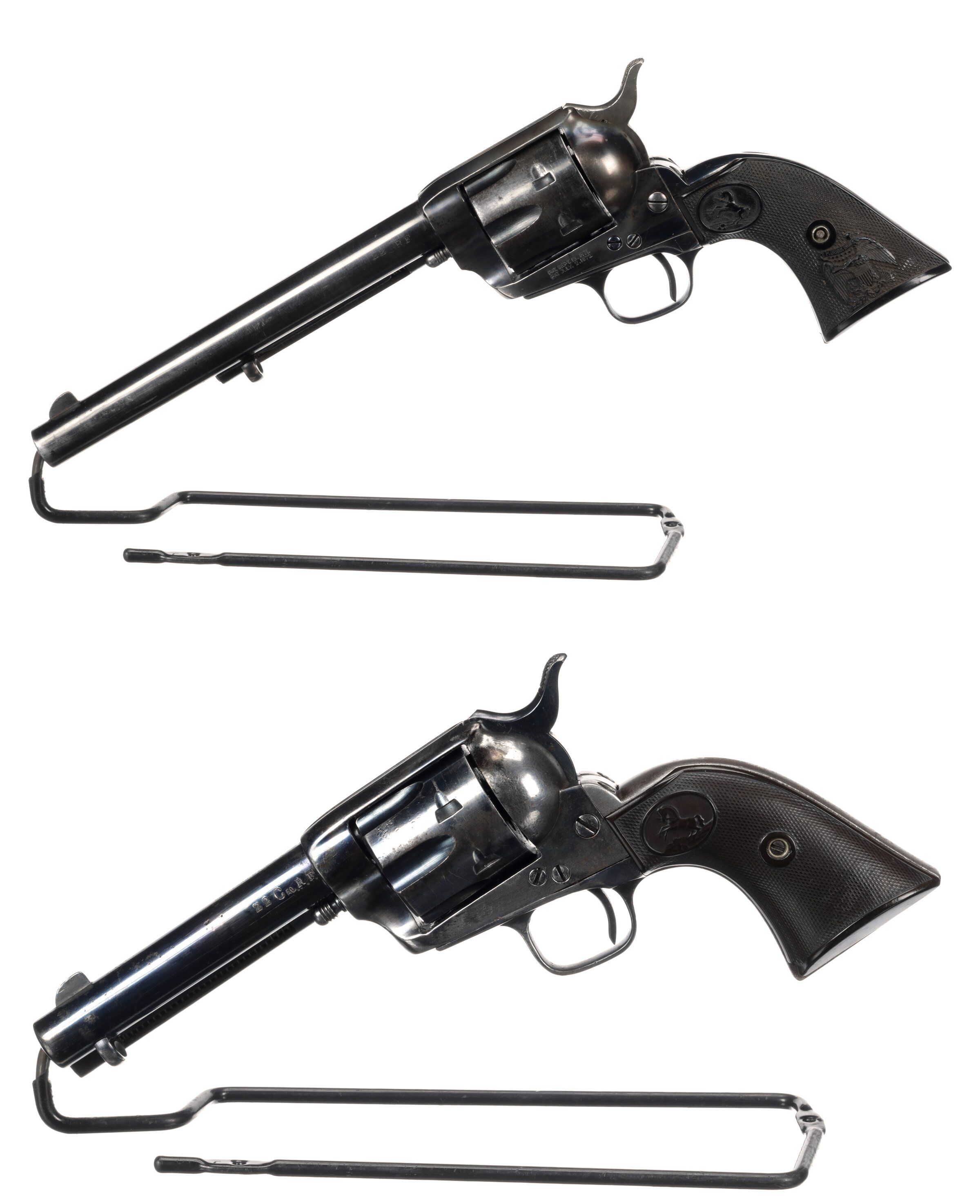 Two .22 Rimfire Conversion Colt Single Action Army Revolvers | Rock ...