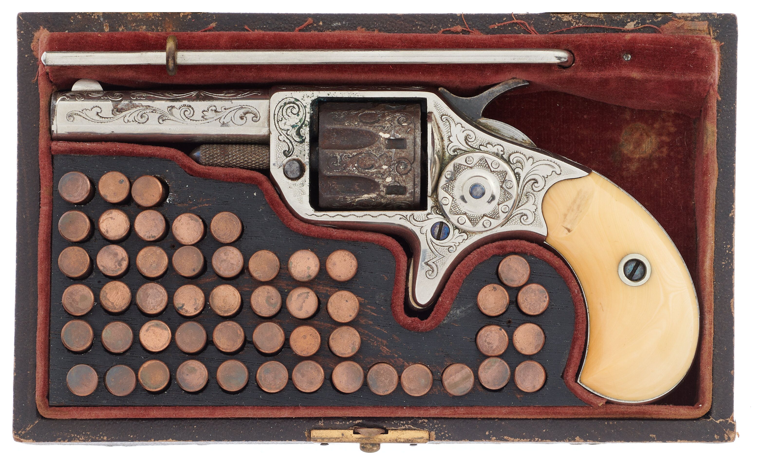 Cased New York Engraved Colt New Line .22 Caliber Revolver | Rock ...