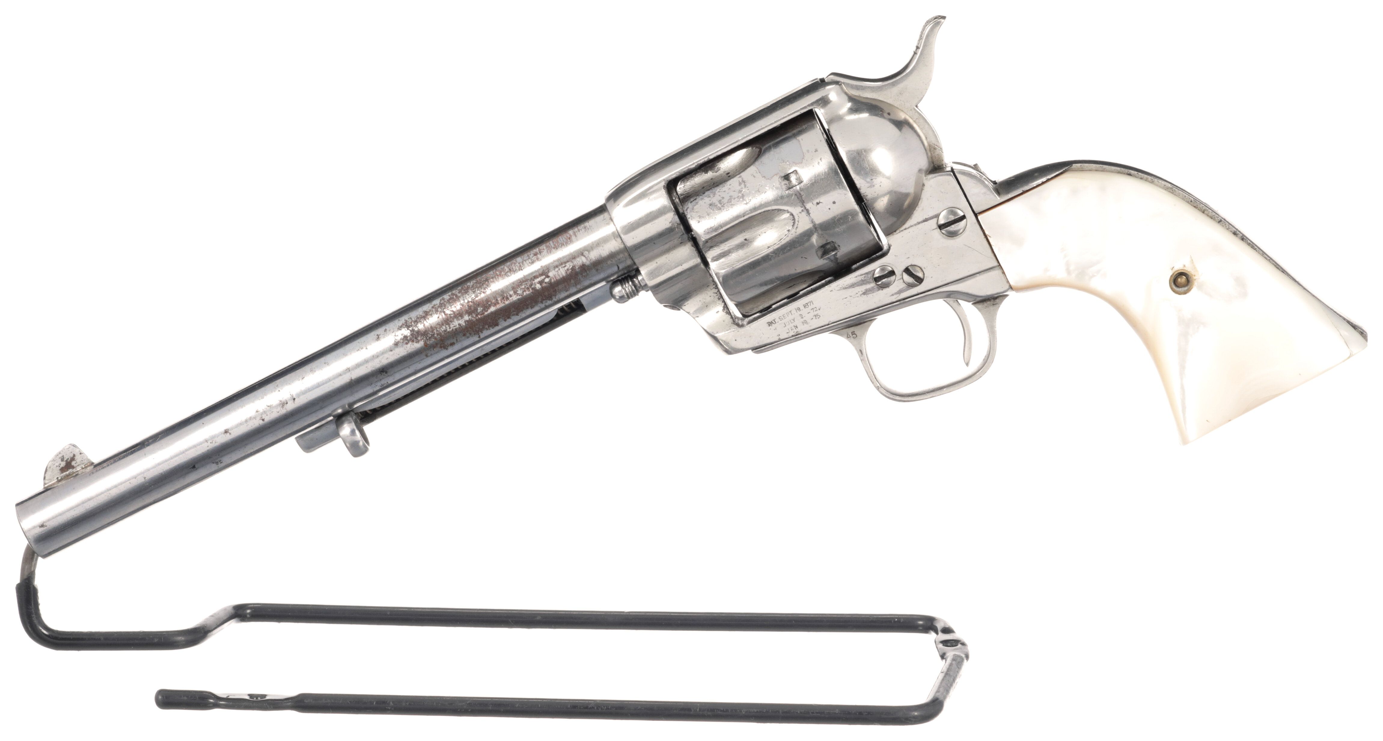 Antique Colt Black Powder Frame Single Action Army Revolver | Rock ...