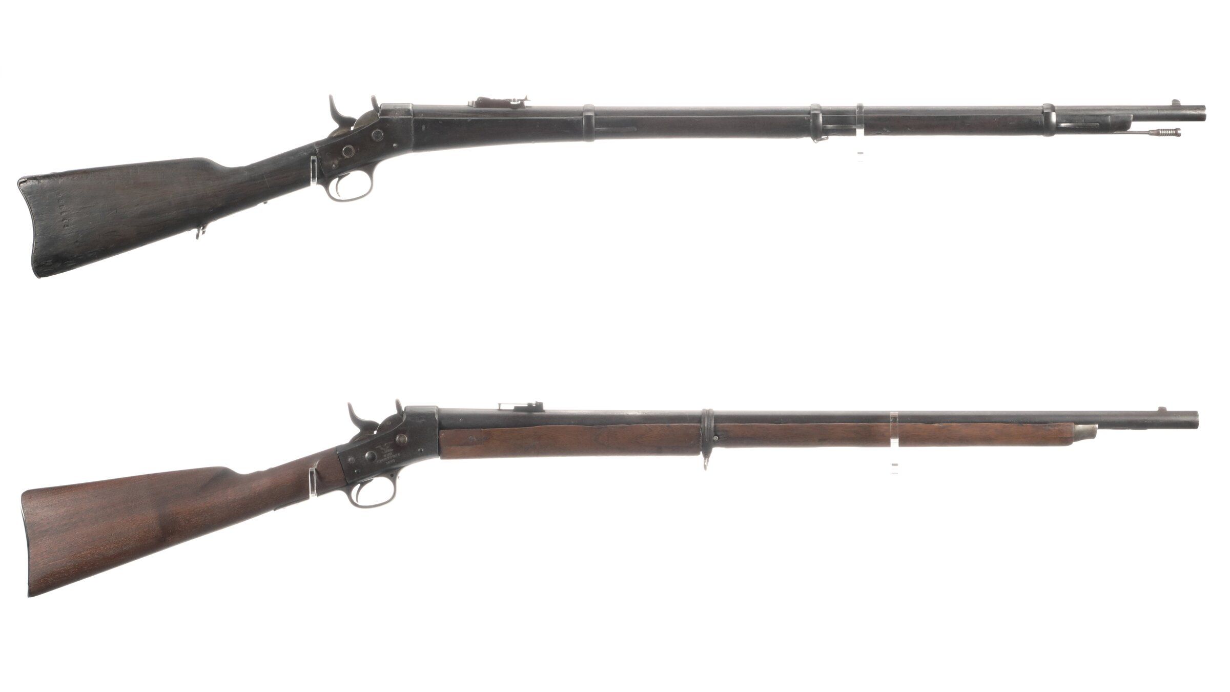 Two Rolling Block Military Rifles | Rock Island Auction
