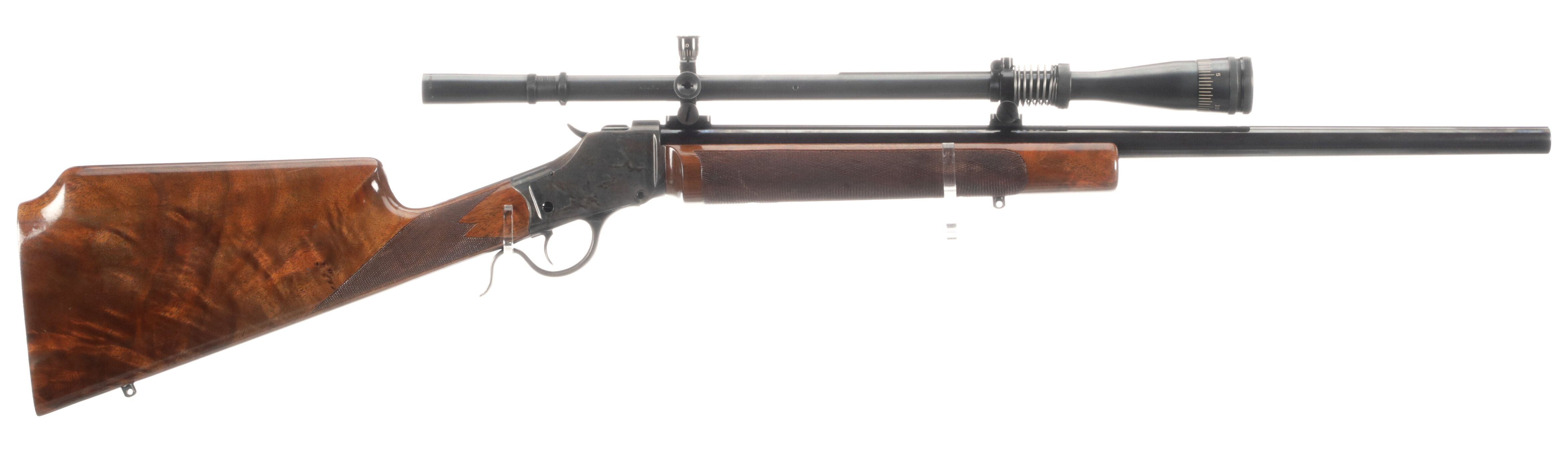 Antique Winchester Model 1885 High Wall Rifle with Scope | Rock Island ...