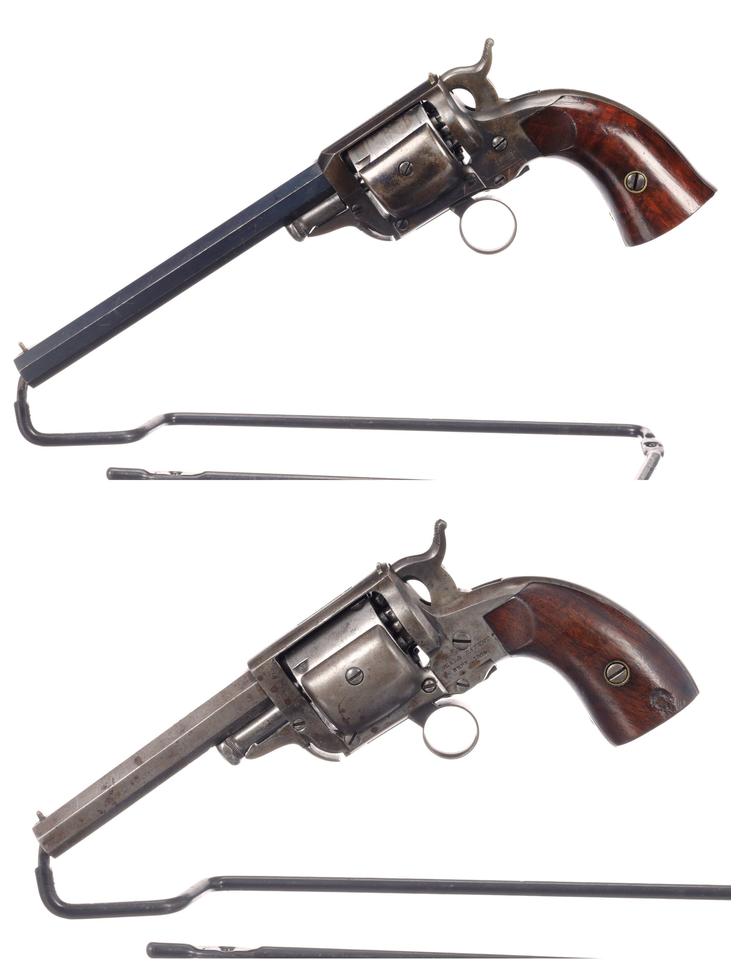 Two Whitney Beals' Patent "Walking Beam" Revolvers | Rock Island Auction