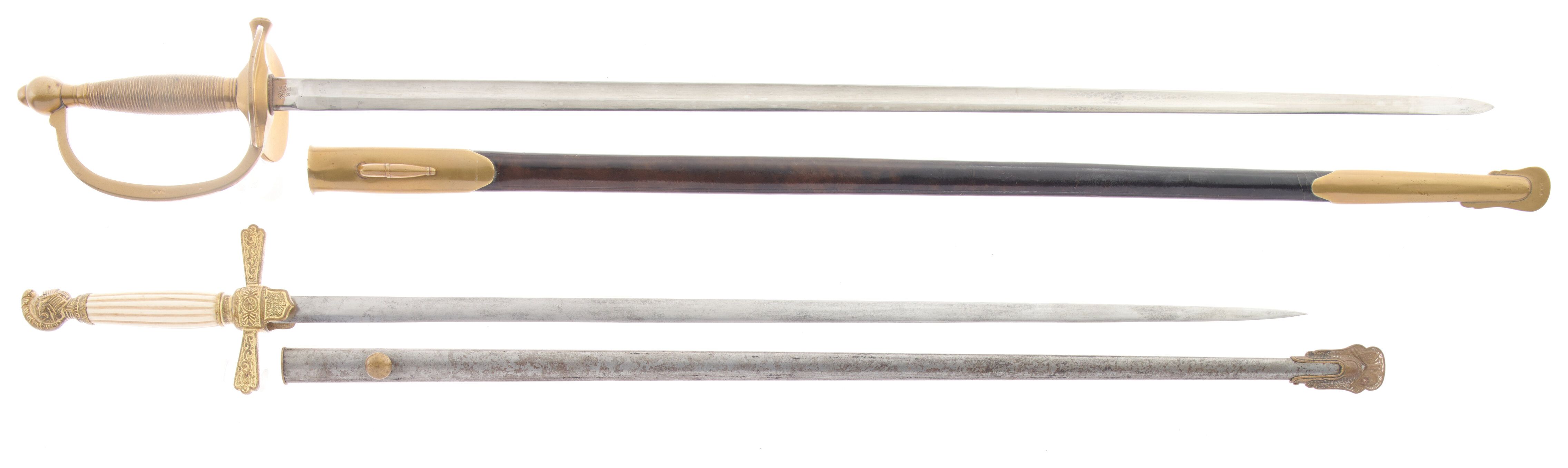 Two Swords with Scabbards | Rock Island Auction