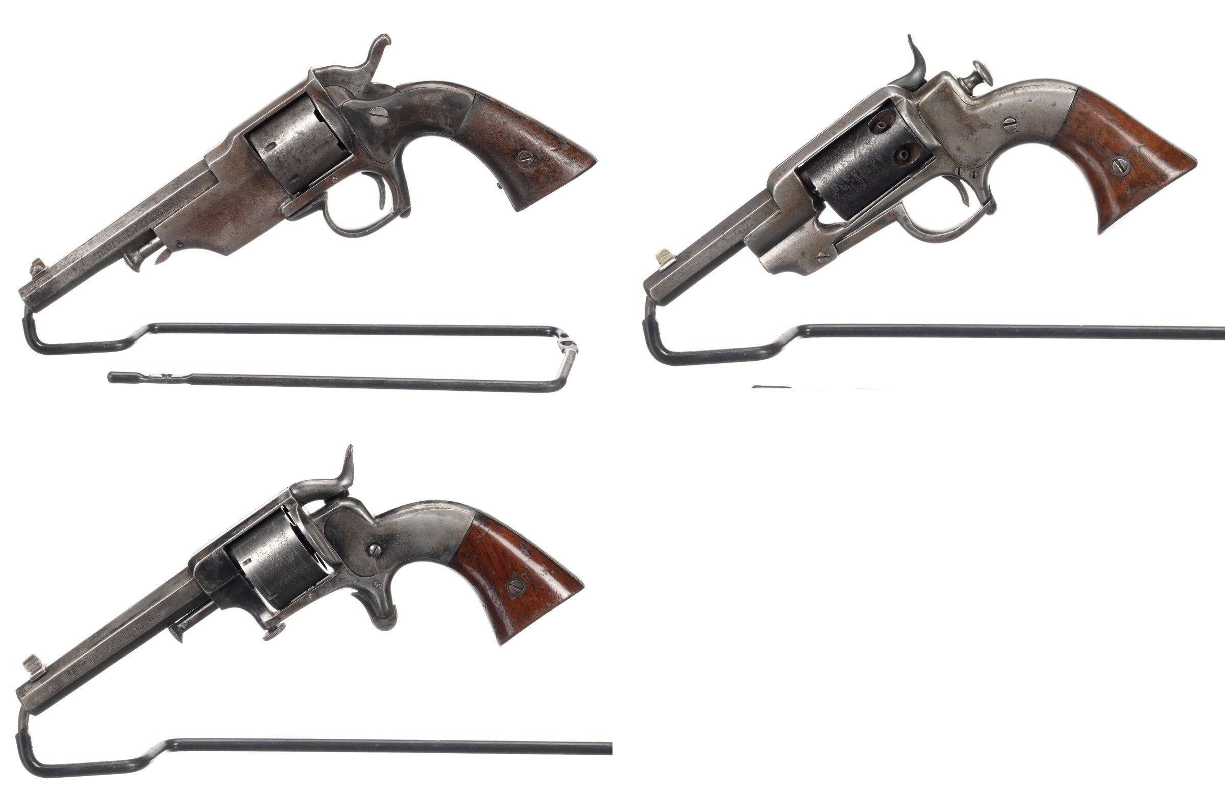 Three Allen & Wheelock Revolvers | Rock Island Auction
