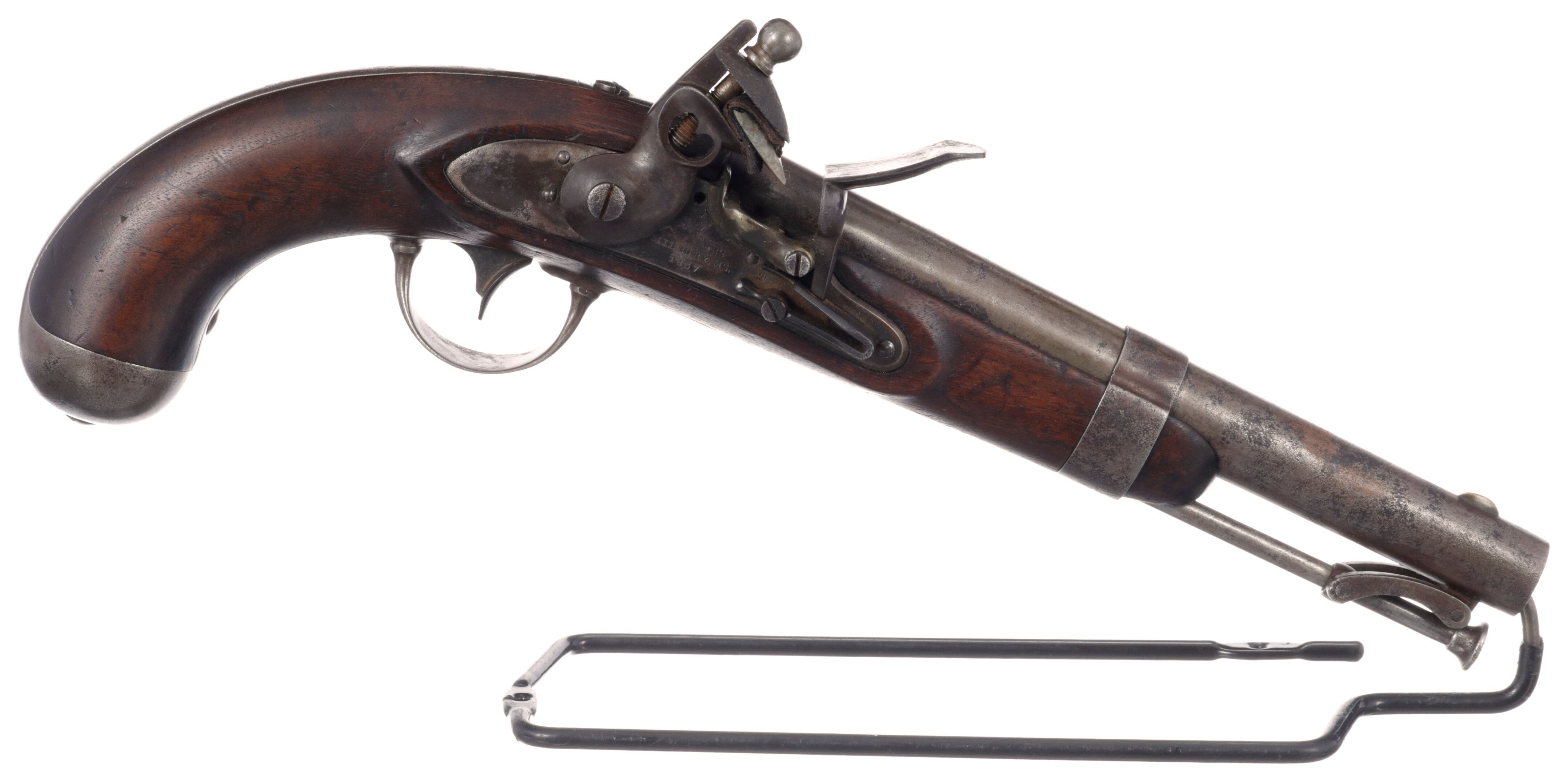 A. Waters U.S. Model 1836 Flintlock Pistol | Rock Island Auction
