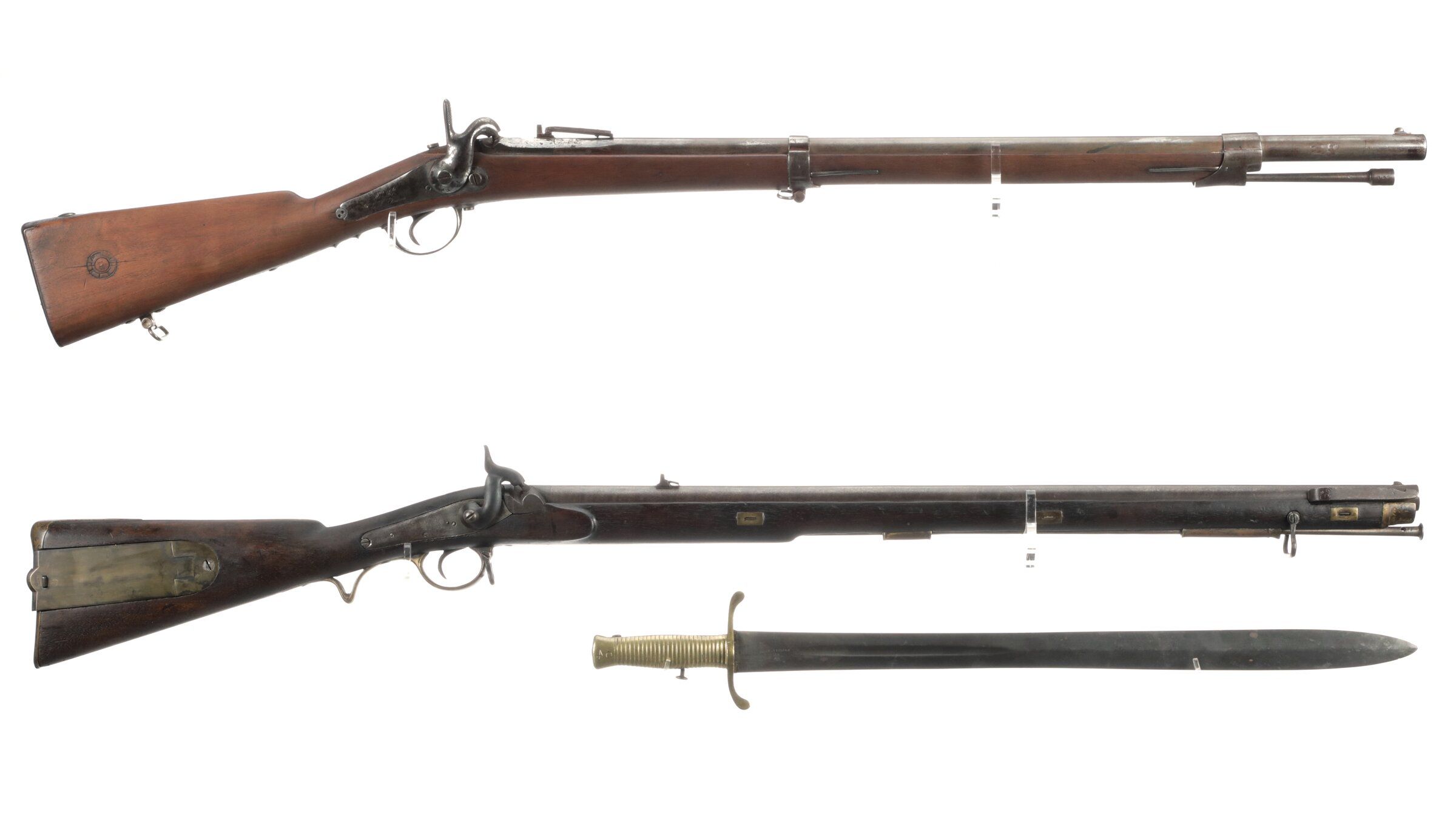 Two Antique European Military Percussion Rifles | Rock Island Auction