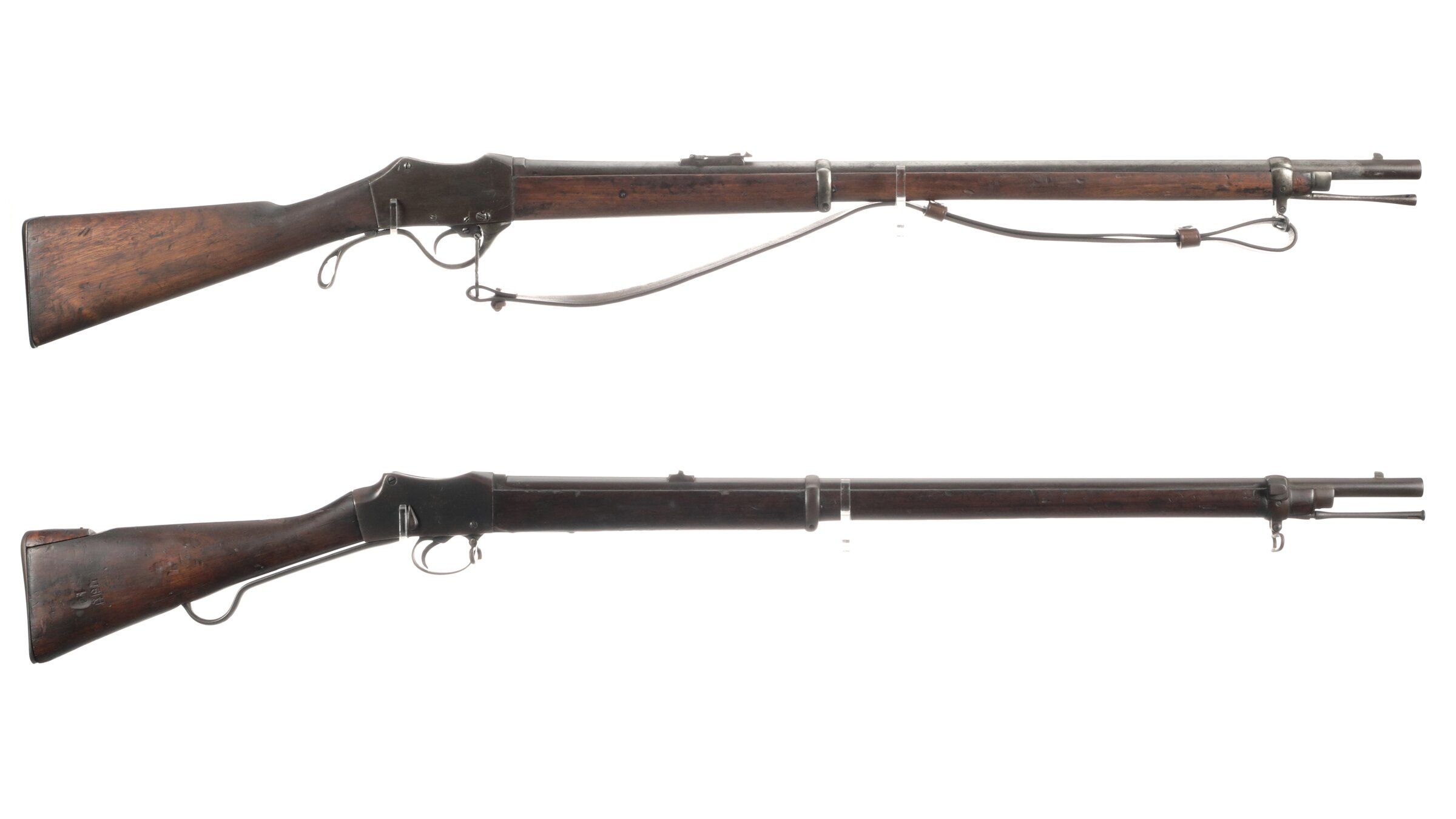 Two Martini-Henry Style Single Shot Military Rifles | Rock Island Auction