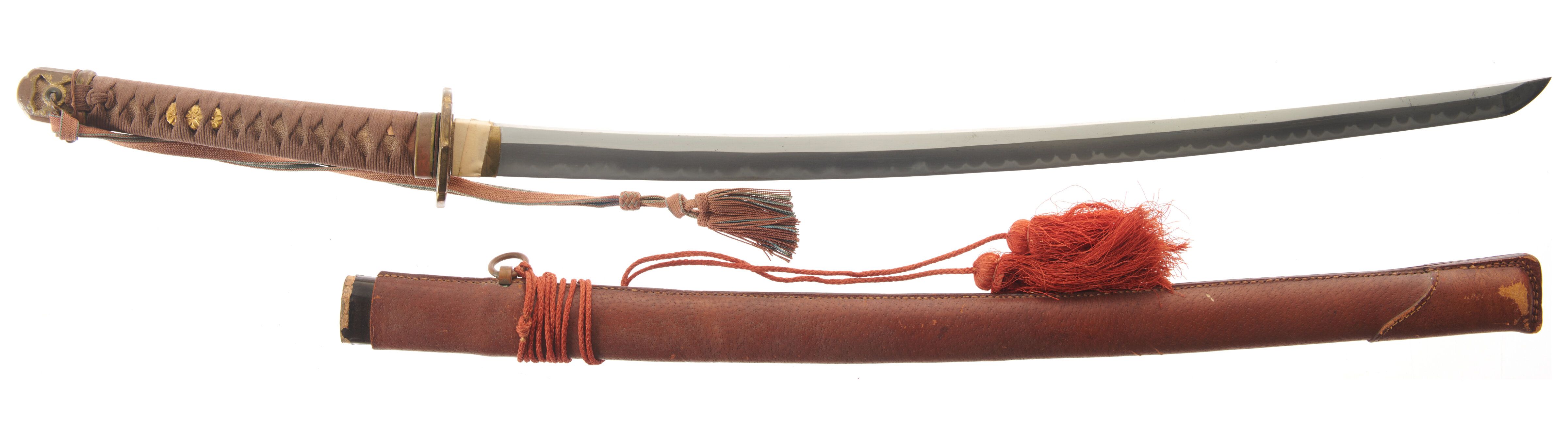 Signed Japanese Sword with Shin-Gunto Fittings | Rock Island Auction