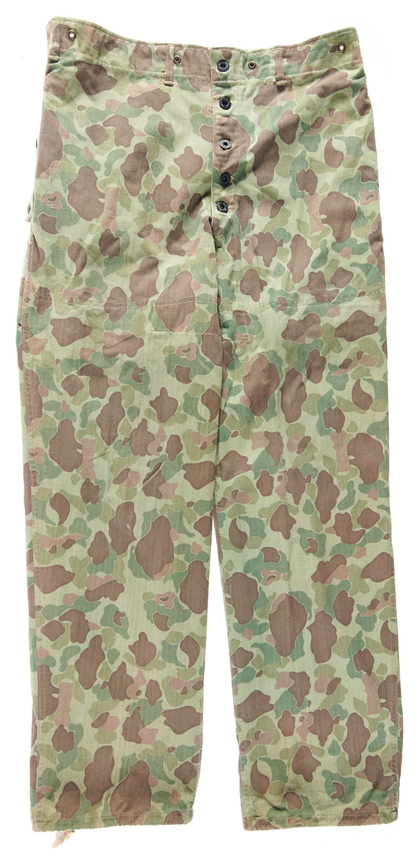 Two Pair of U.S.M.C. "Frogskin" Pattern Reversible Camo Pants | Rock ...