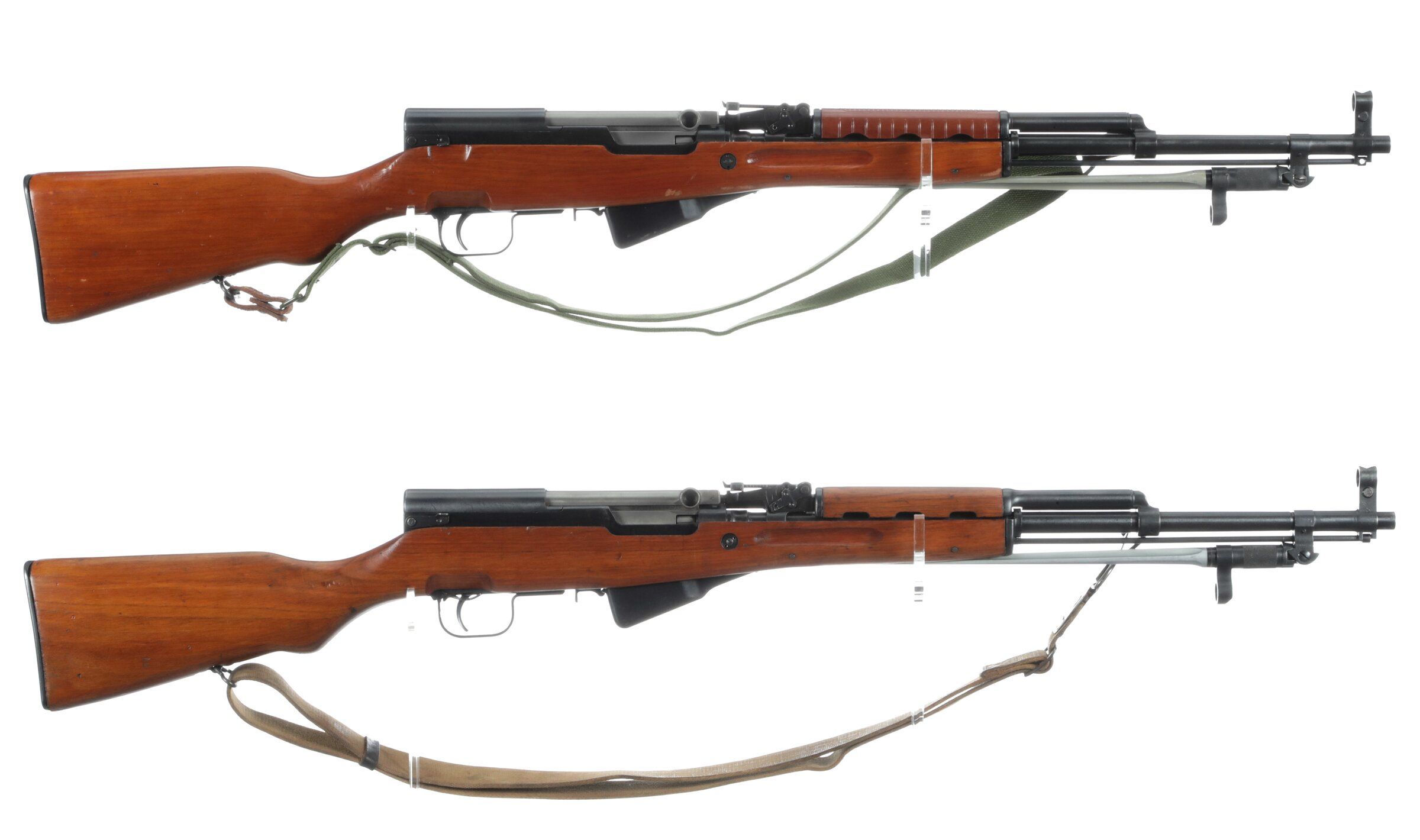 Two Chinese Norinco SKS Semi-Automatic Rifles with Bayonets | Rock Island Auction