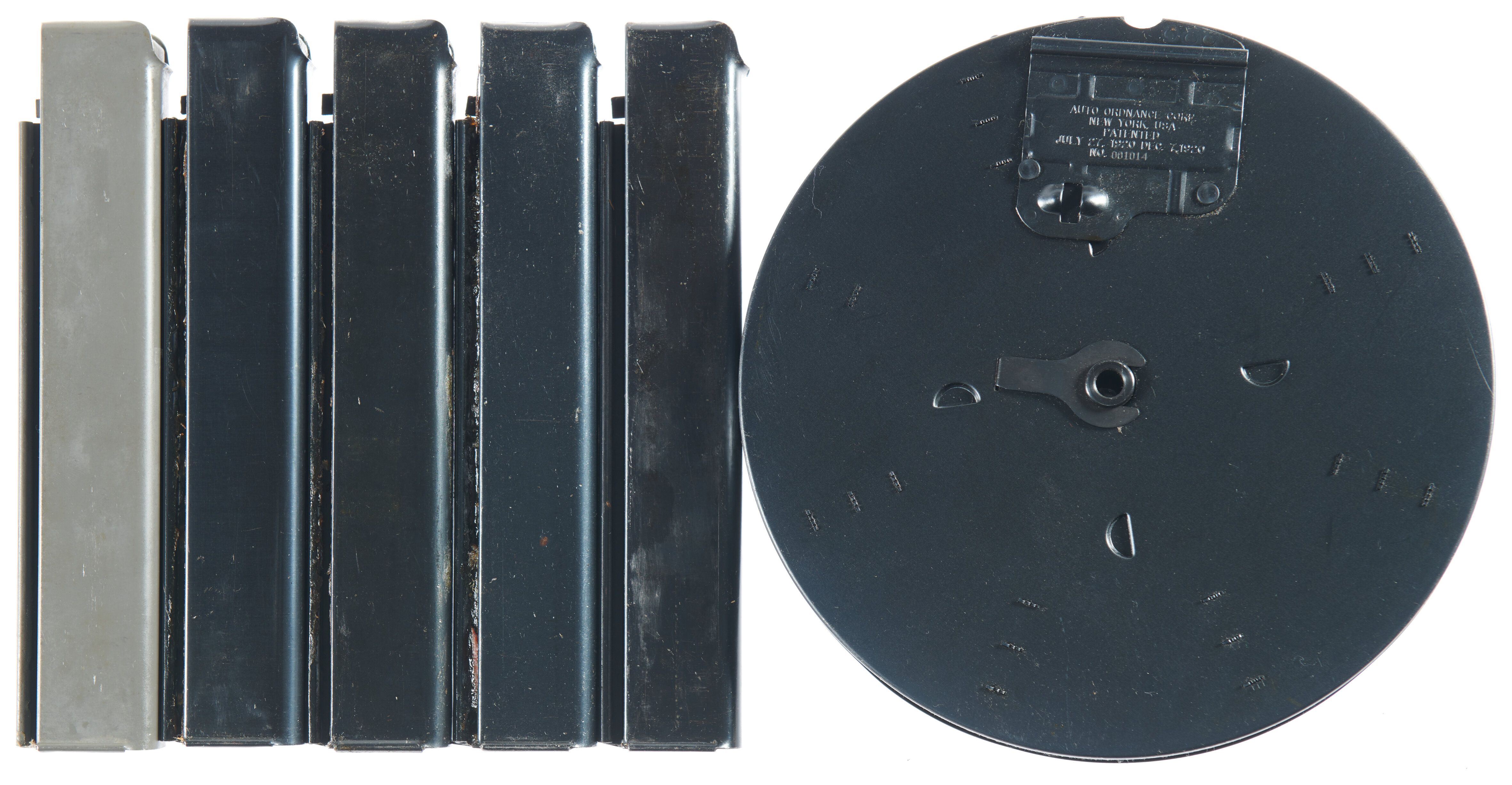 Large Grouping of Thompson Submachine Gun Magazines | Rock Island Auction
