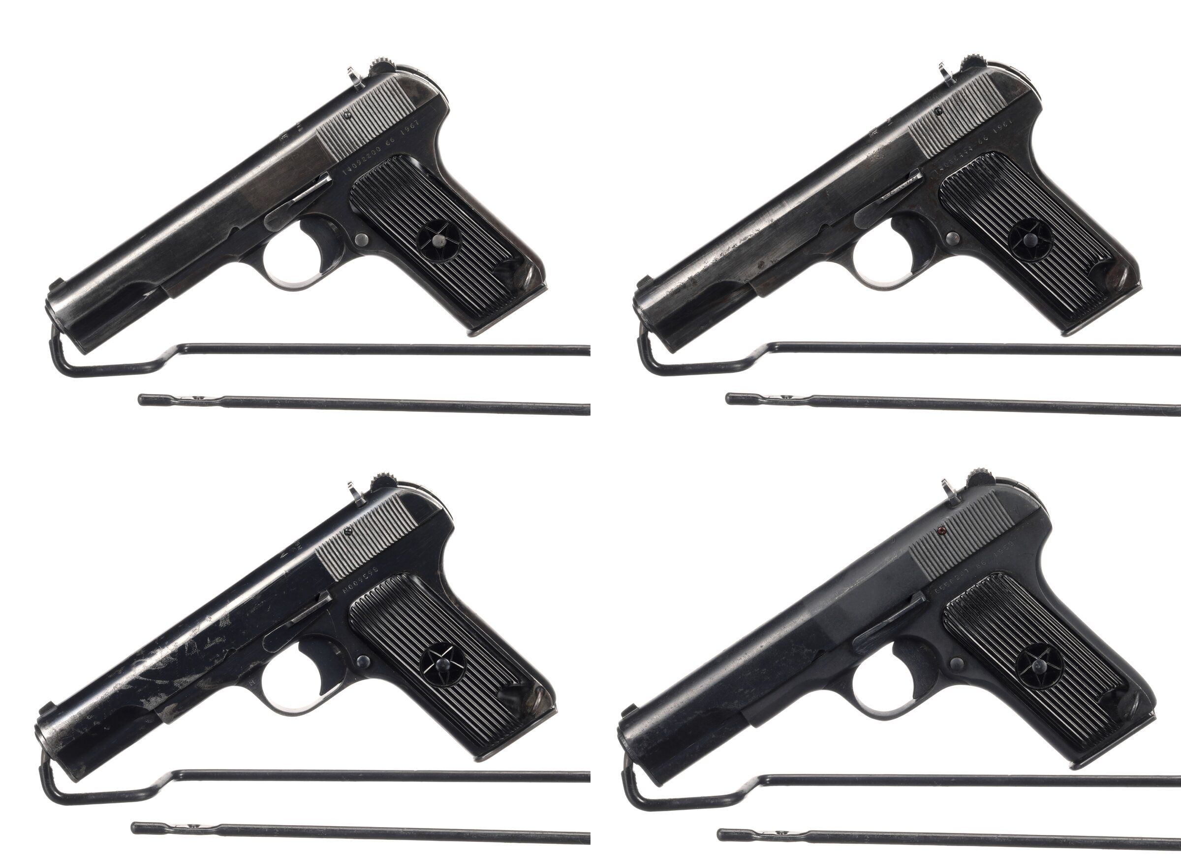 Four Chinese Tokarev Pattern Semi-Automatic Pistols | Rock Island Auction