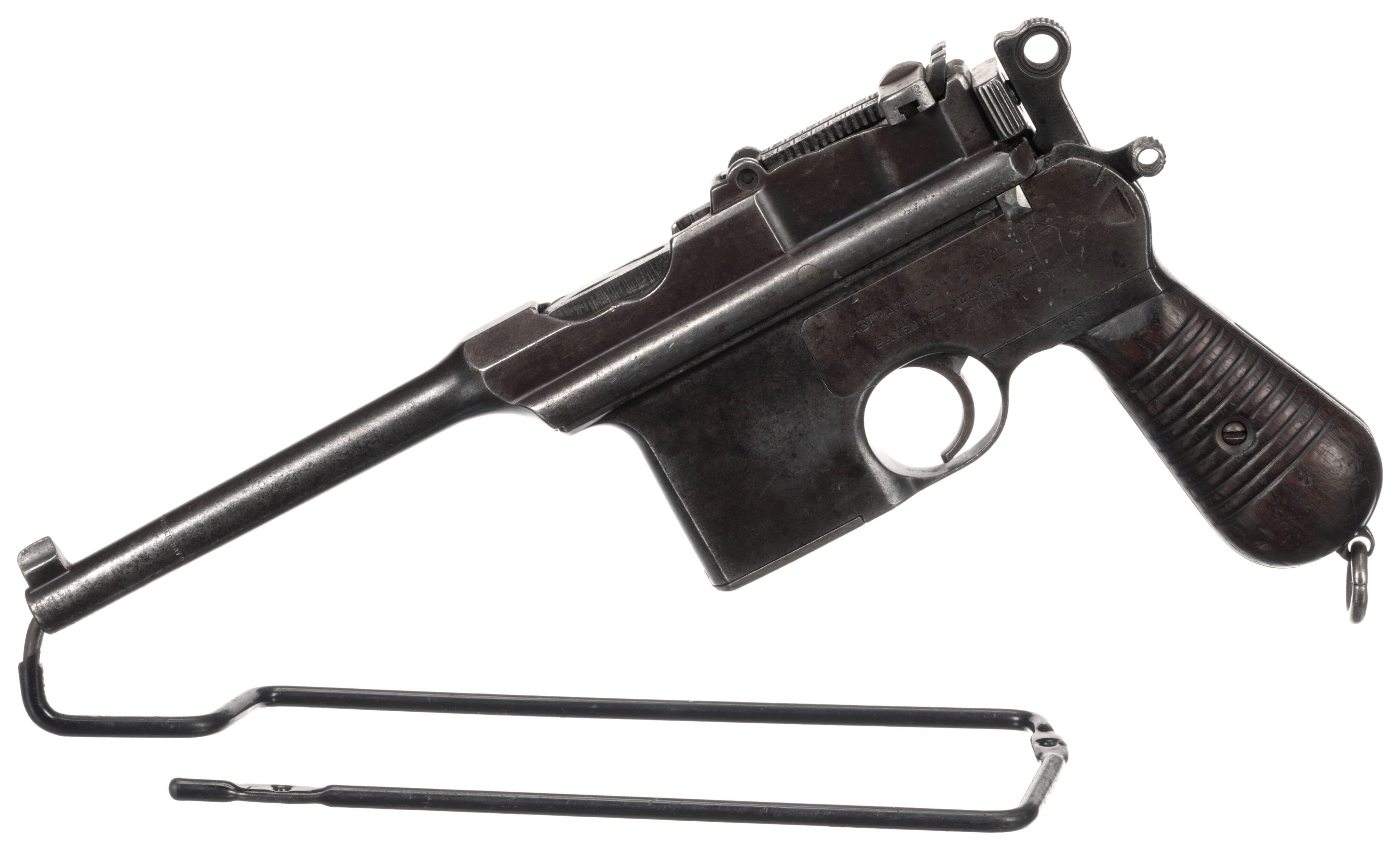 Spanish Astra Model 900 Broomhandle Semi-Automatic Pistol | Rock Island ...