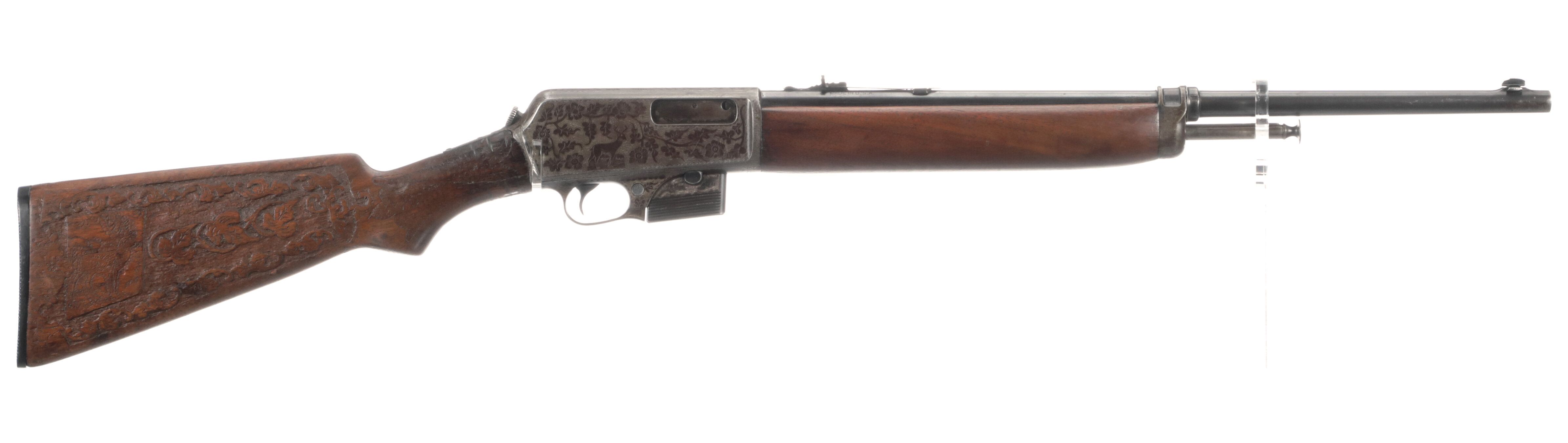 Engraved Winchester Model 1907 Semi-Automatic Rifle | Rock Island Auction
