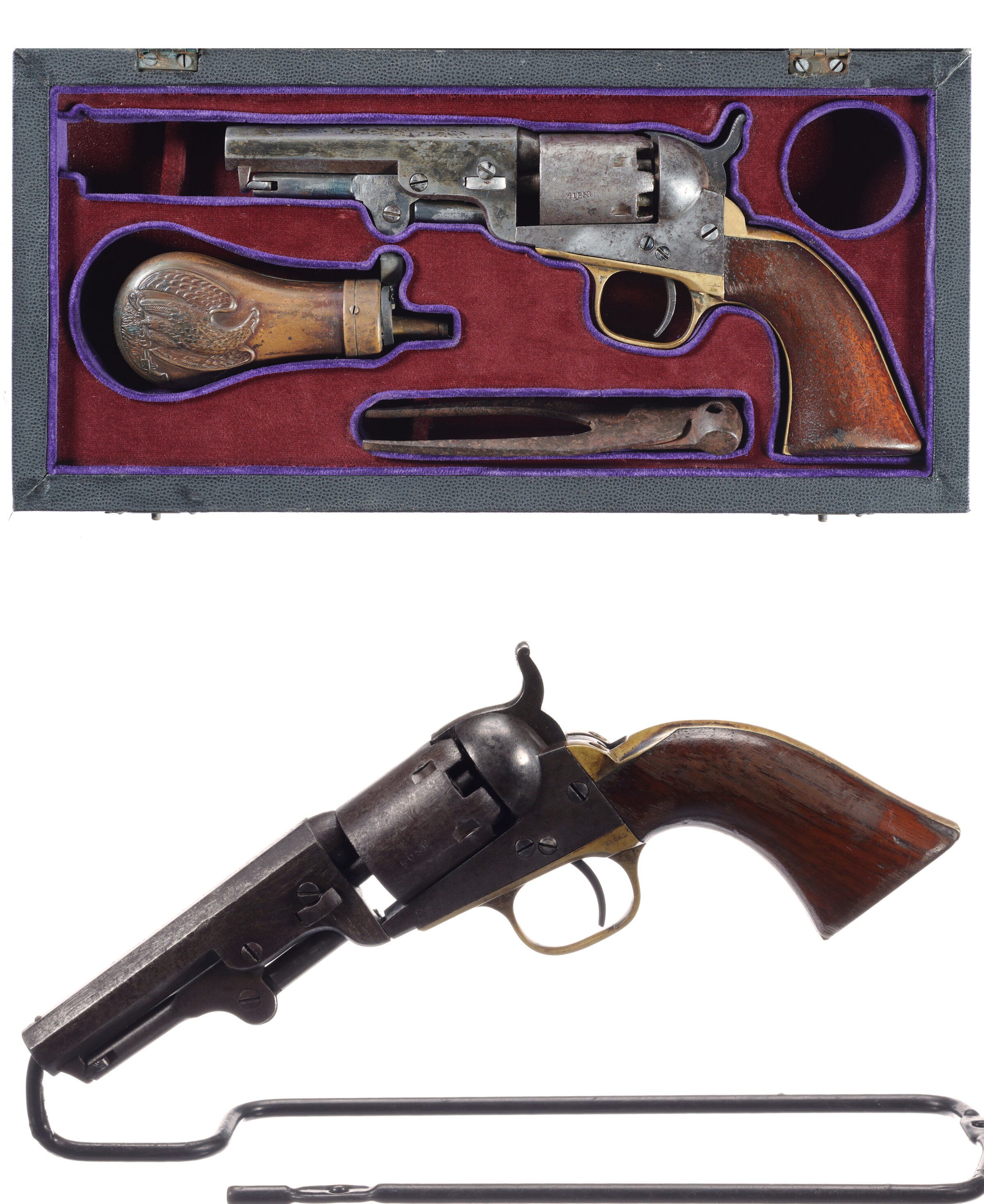 Two Colt Model 1849 Pocket Percussion Revolvers | Rock Island Auction