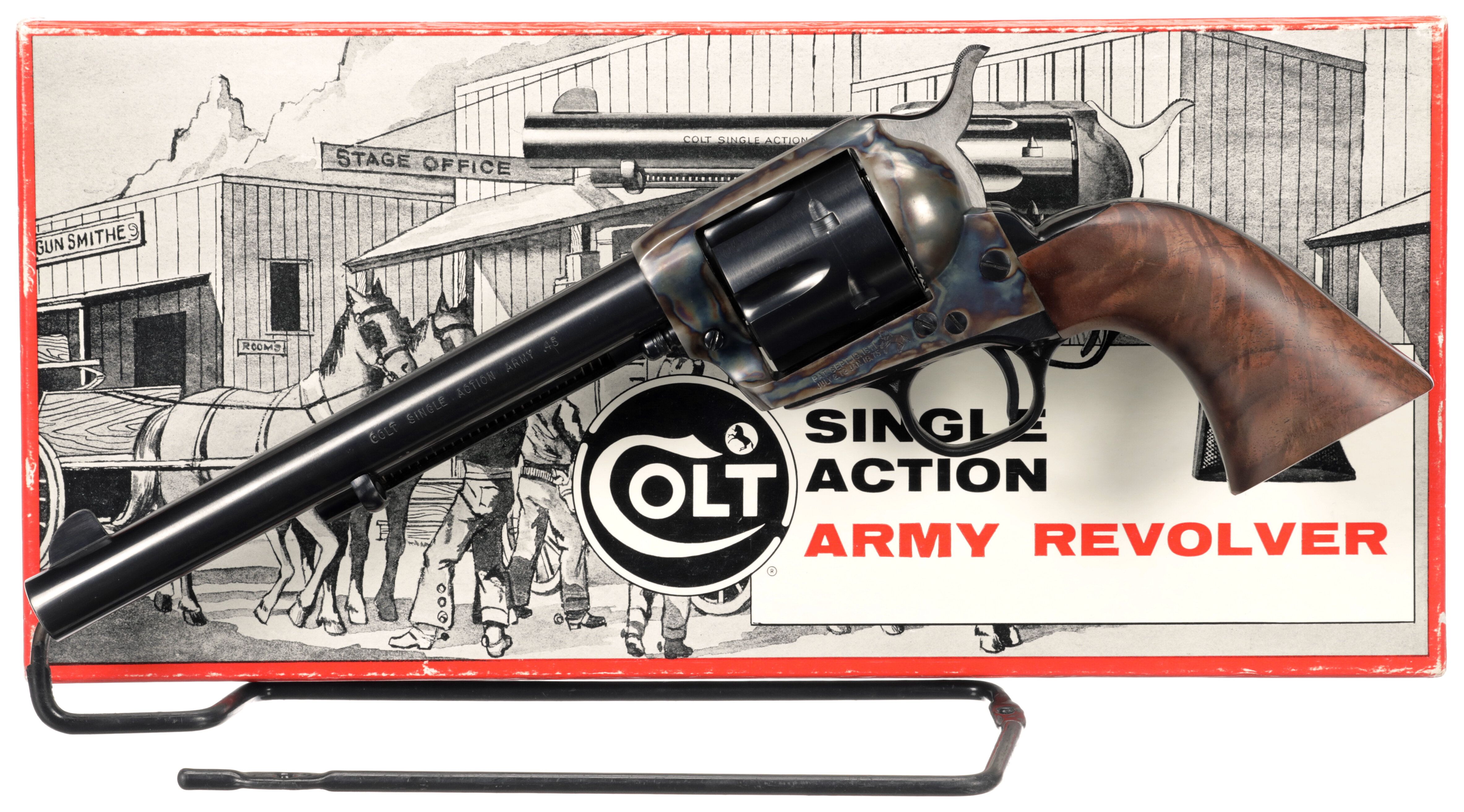 Second Generation Colt Single Action Army Revolver with Box | Rock ...
