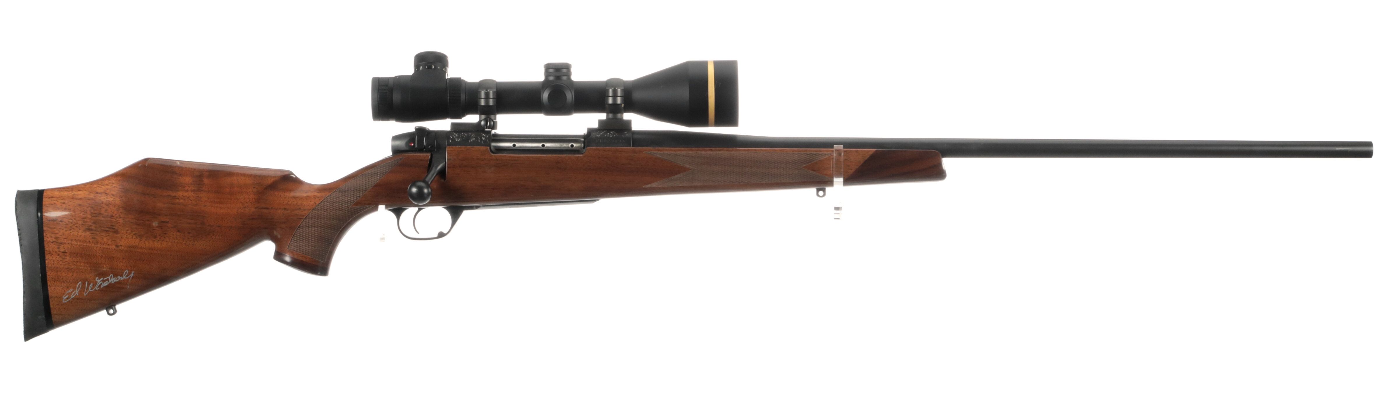 Engraved Weatherby Mark V Bolt Action Rifle with Scope | Rock Island ...