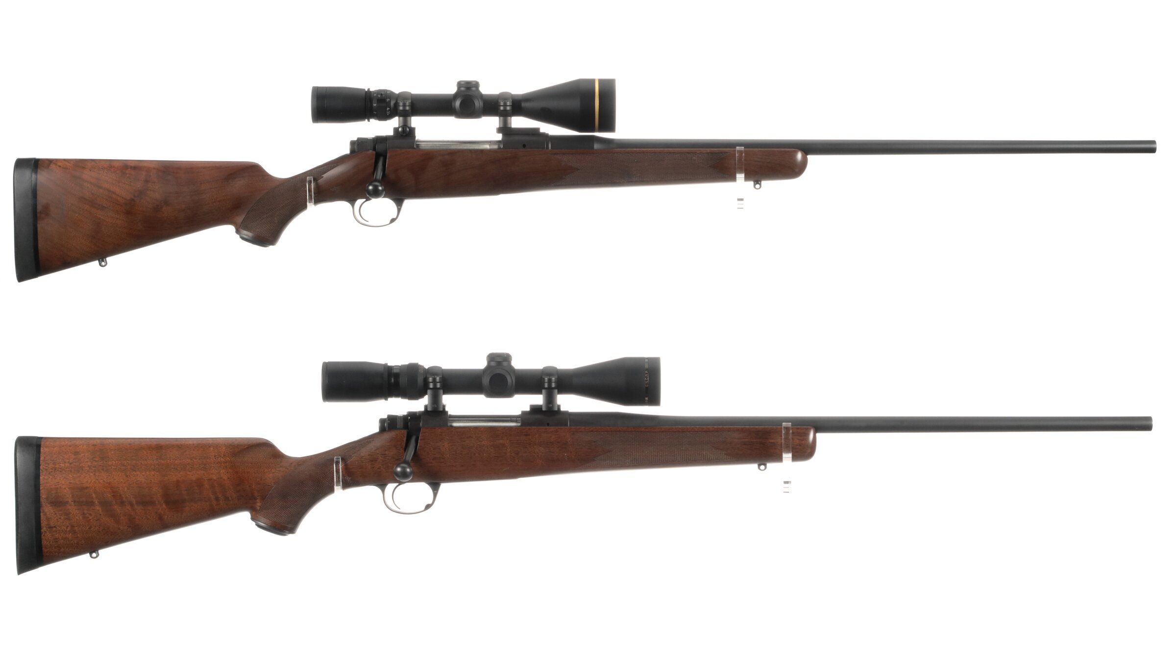 Two Kimber Bolt Action Rifles with Scopes | Rock Island Auction