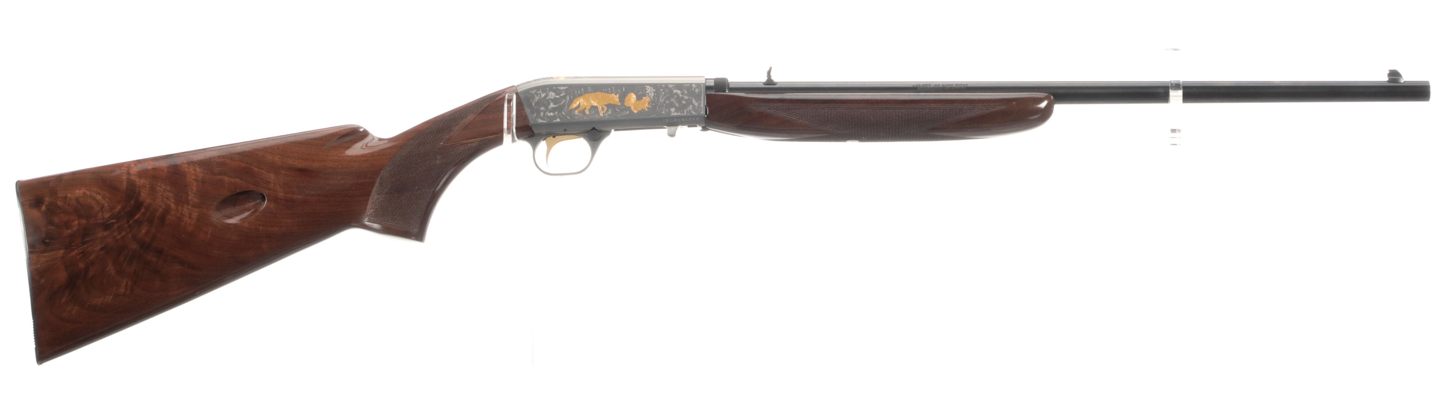 Engraved Browning Grade VI .22 Semi-Automatic Rifle | Rock Island Auction
