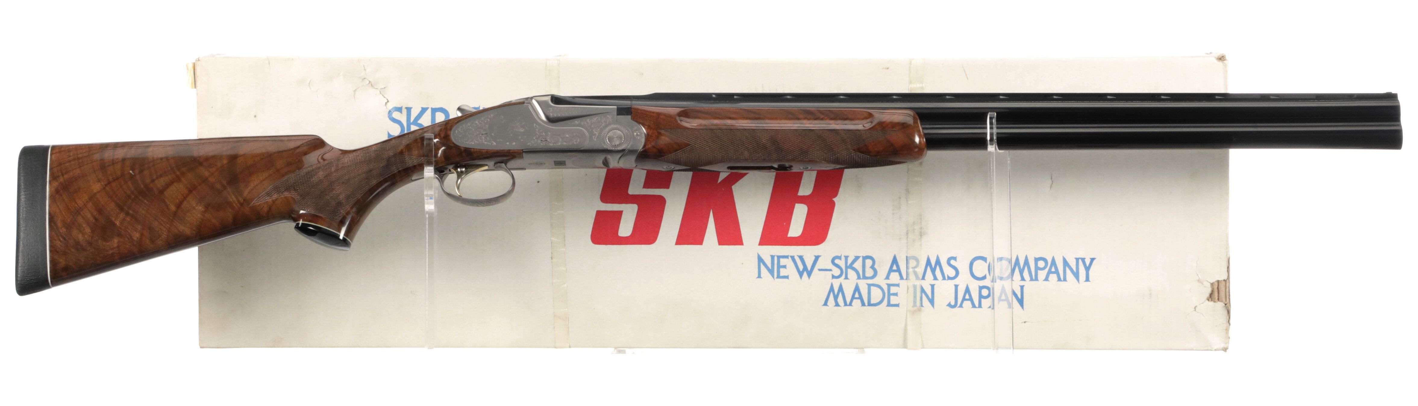 Engraved SKB Model 885 Sporting Over/Under Shotgun with Box | Rock ...