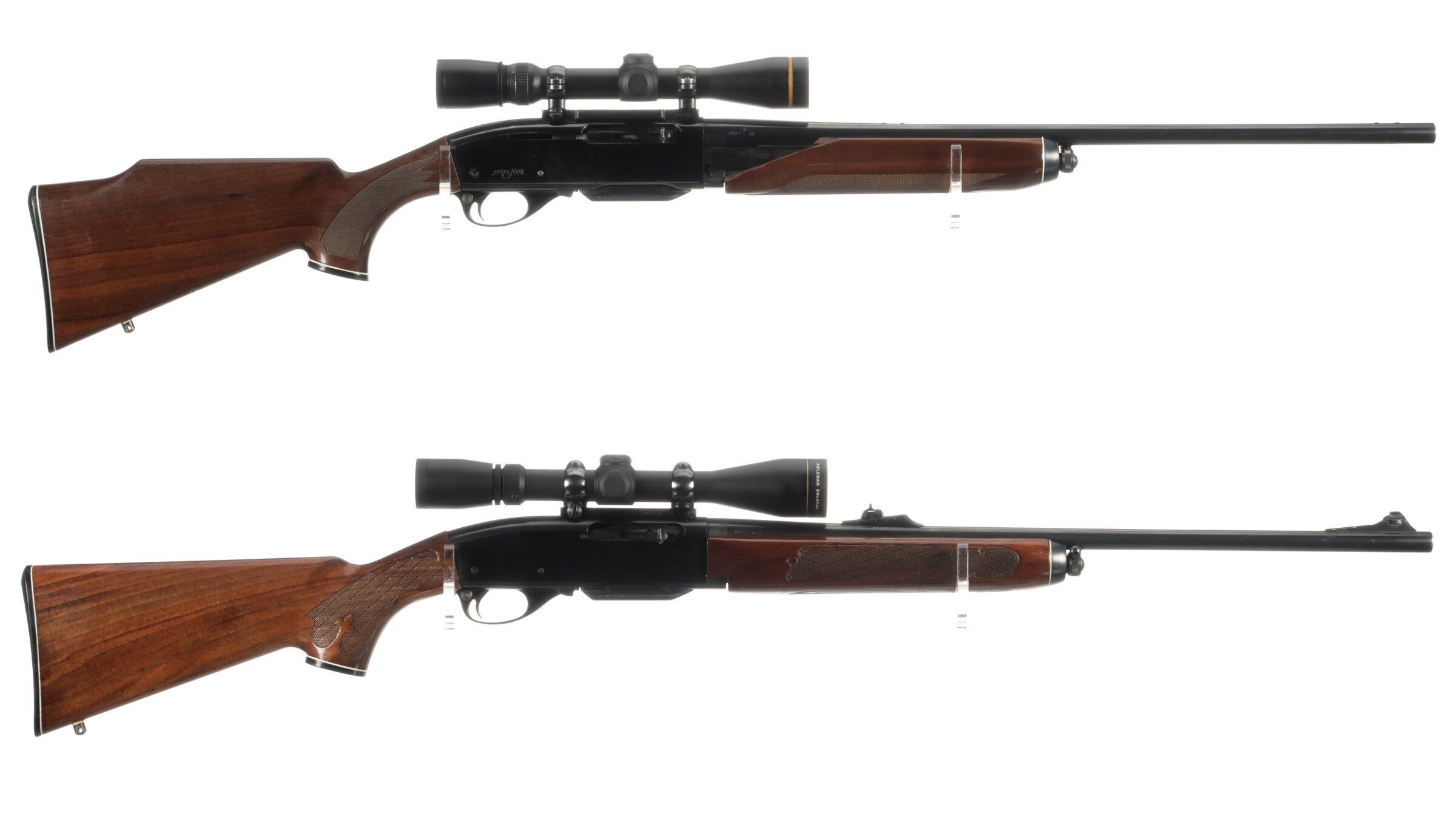Two Remington Semi-Automatic Rifles with Scopes | Rock Island Auction
