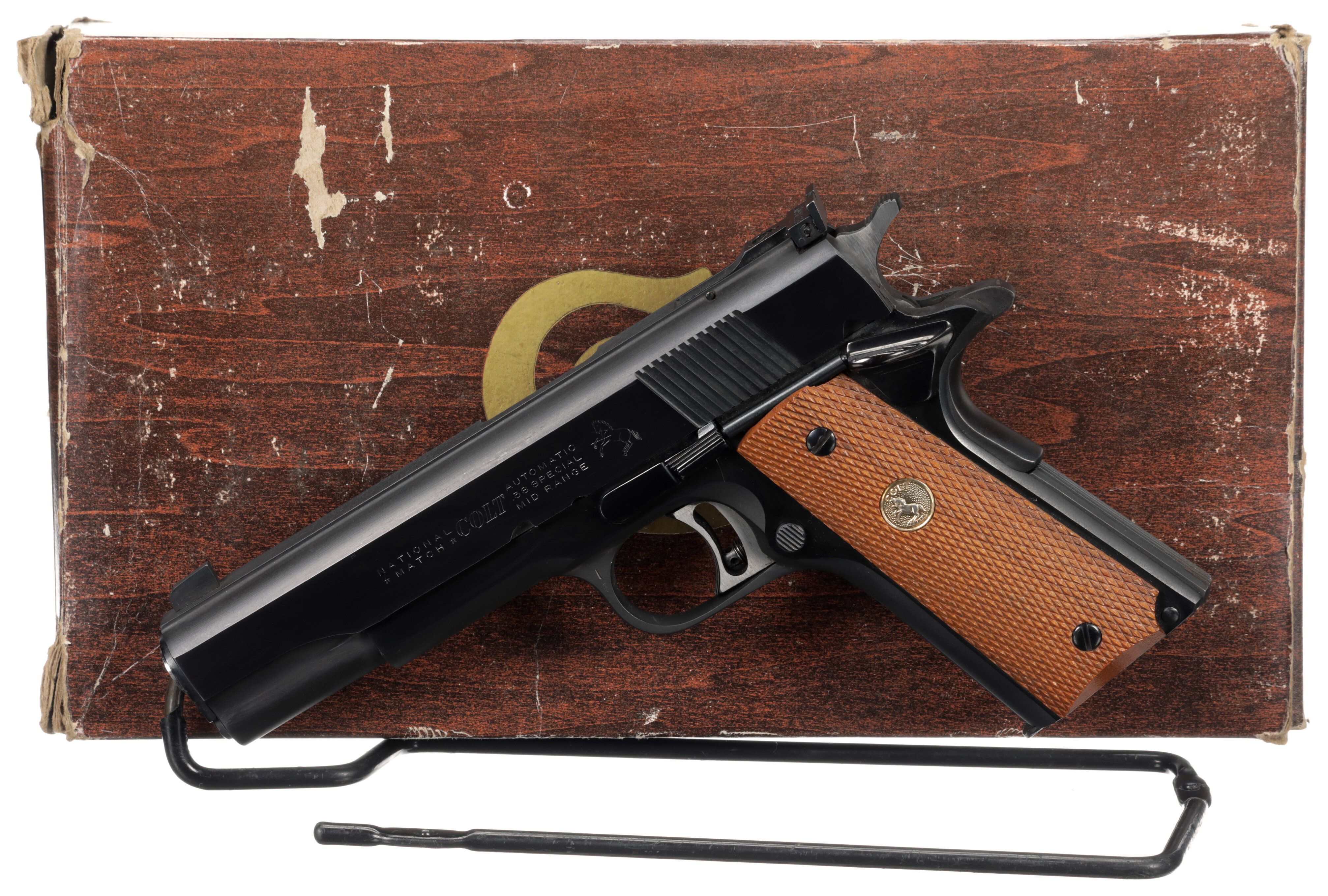 Colt National Match .38 Special Mid Range Pistol with Box | Rock Island ...