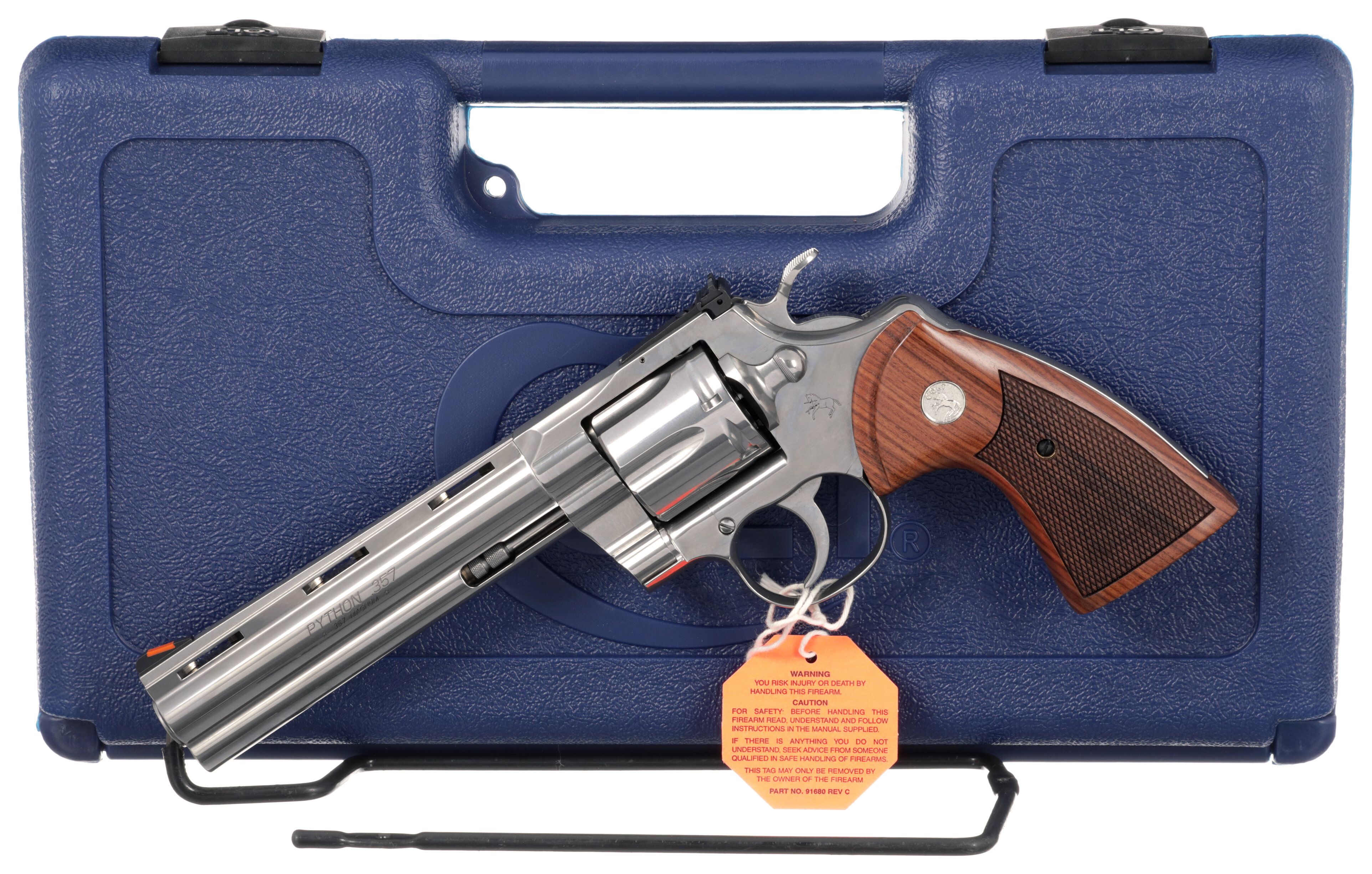 Colt Python Double Action Revolver with Case | Rock Island Auction
