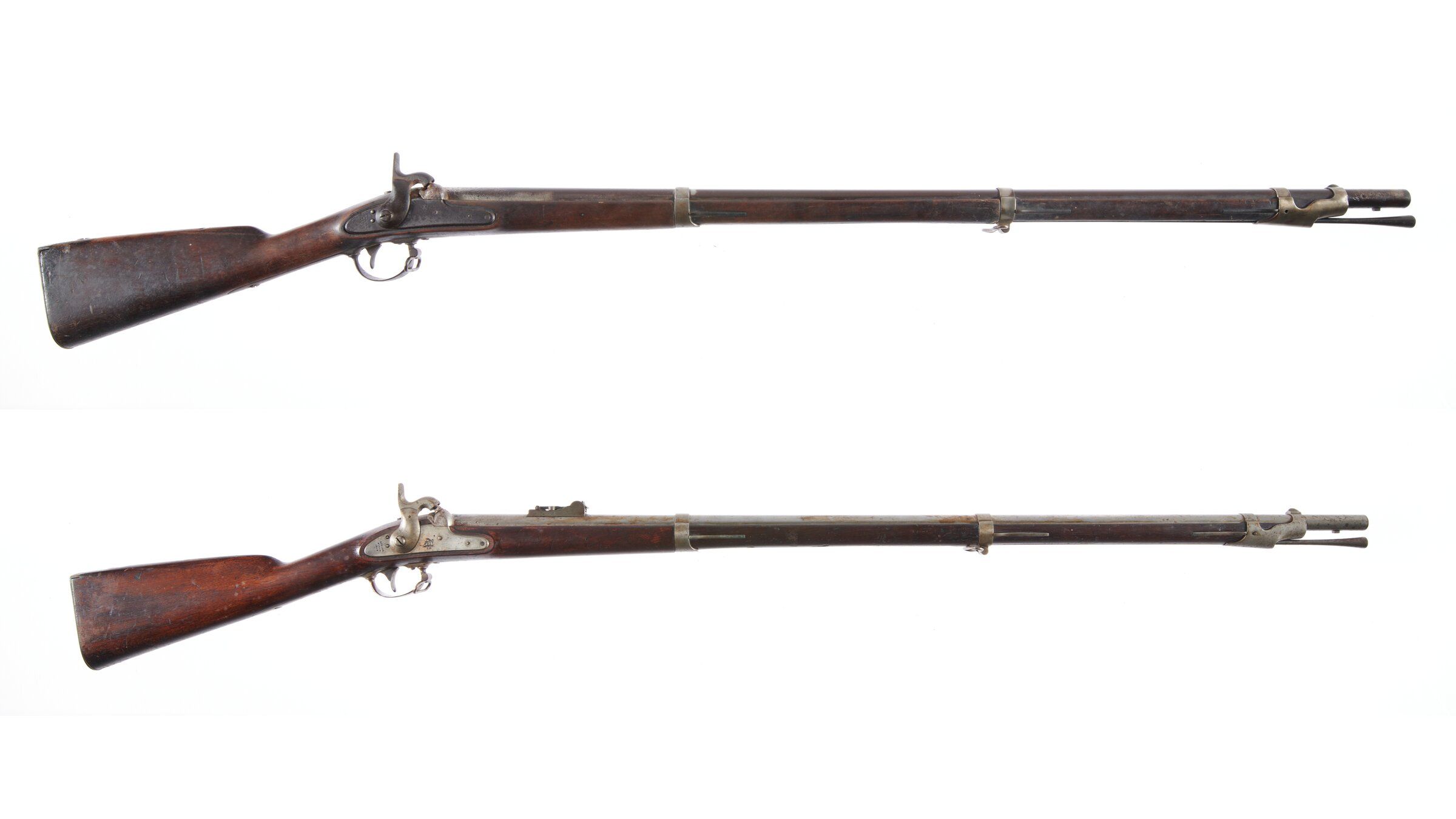 Two U.S. Springfield Percussion Muskets | Rock Island Auction