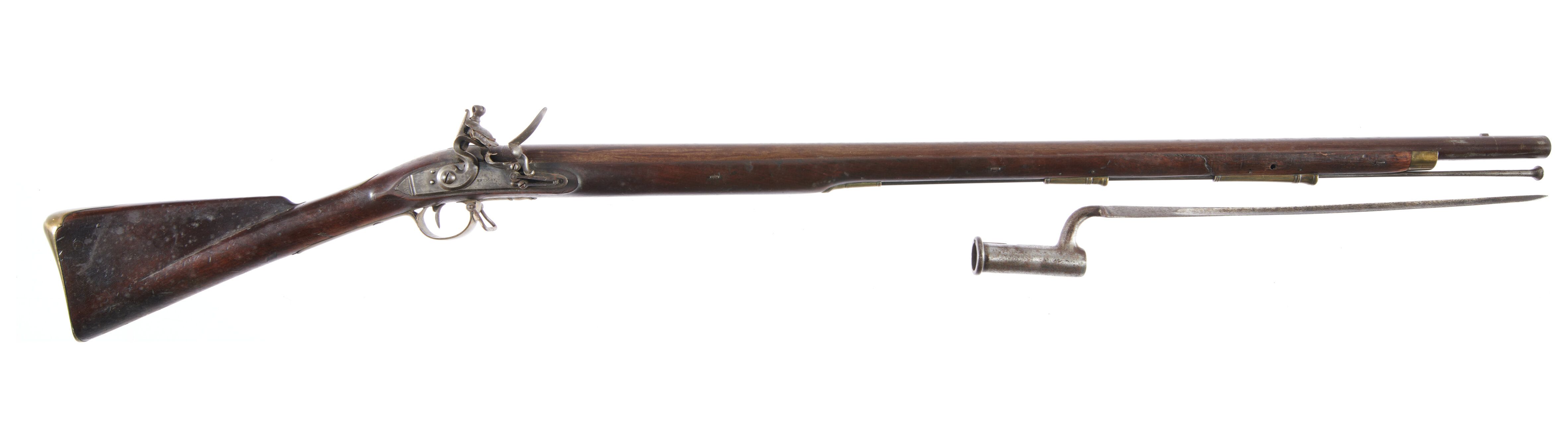 Thoresby Volunteers Knubley Flintlock Musket with Bayonet | Rock Island ...