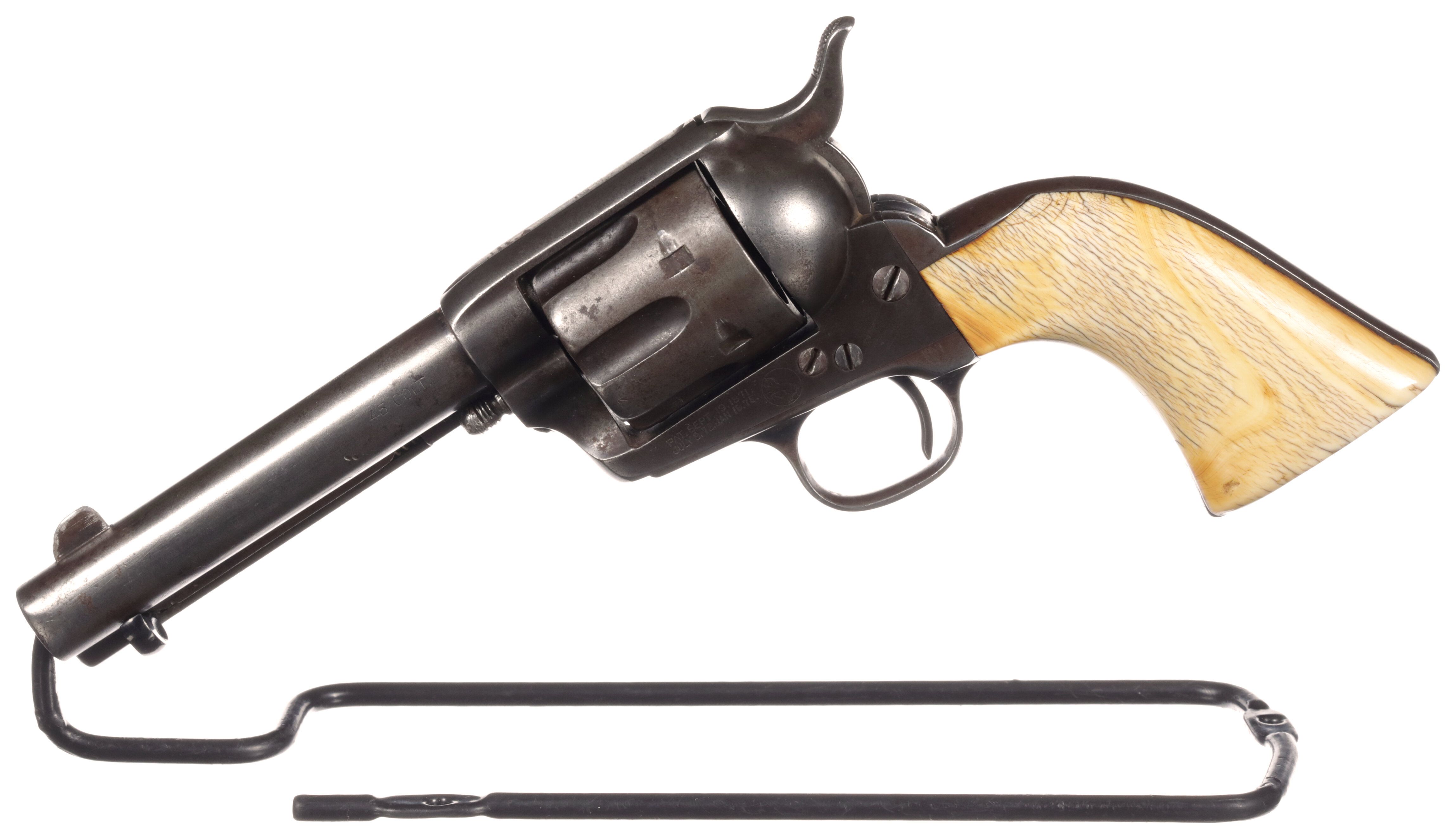 Antique Colt Black Powder Frame Single Action Army Revolver | Rock ...