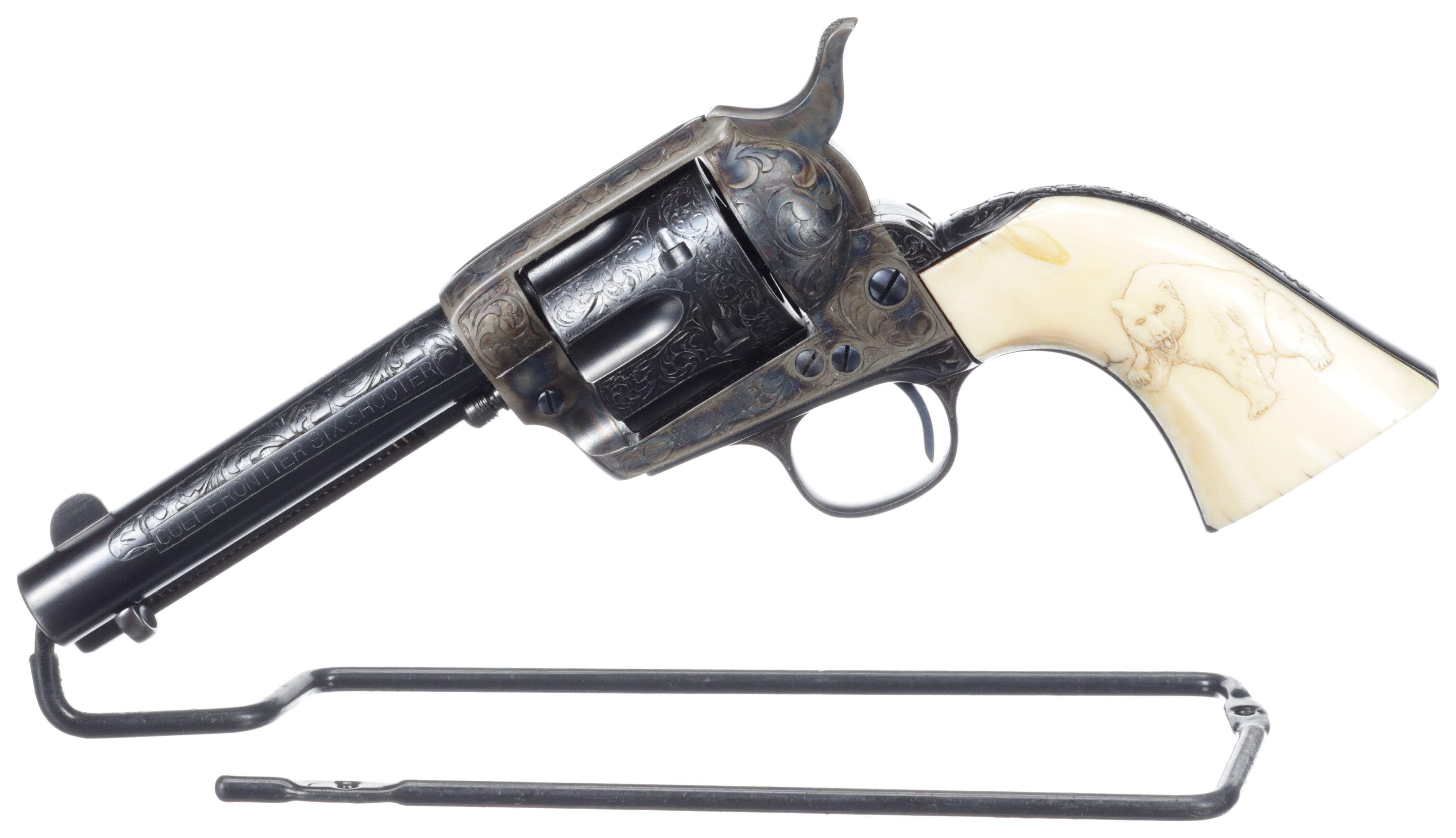 Engraved Colt 1st Generation Frontier Six Shooter Revolver | Rock ...