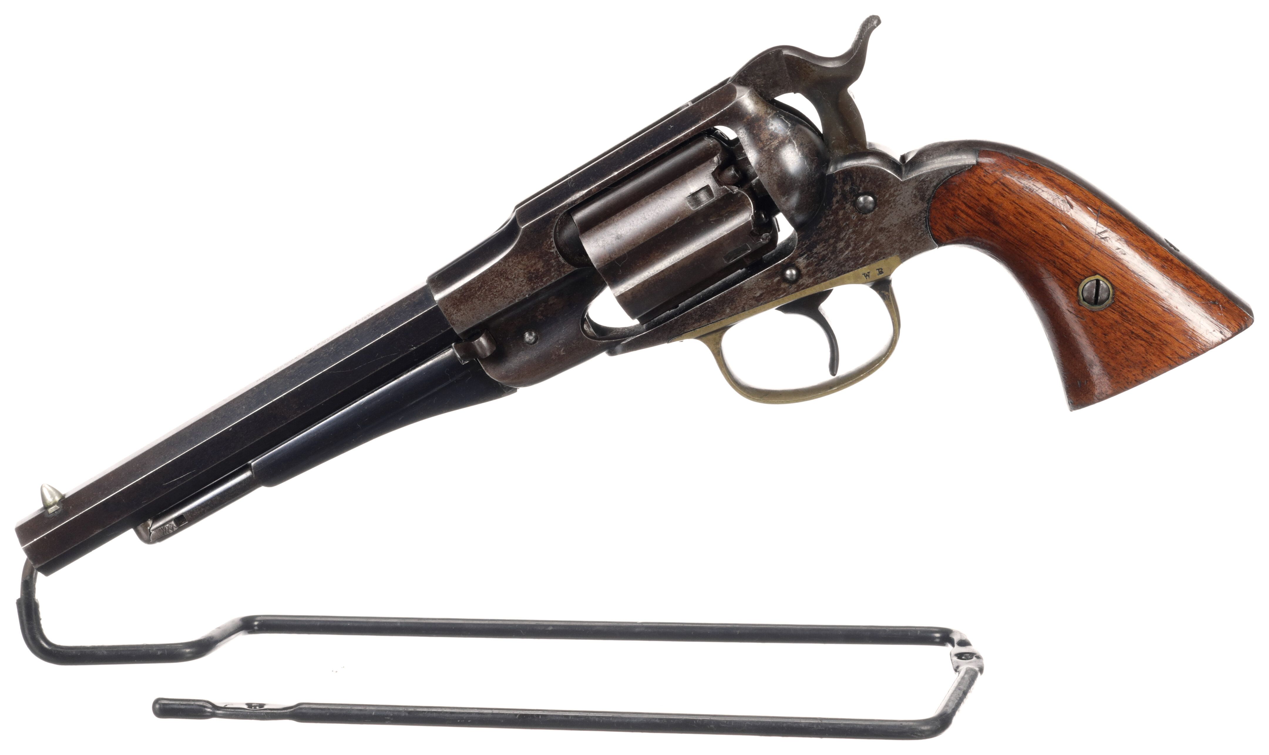 Remington-Rider New Model Belt DA Revolver with Fluted Cylinder | Rock ...