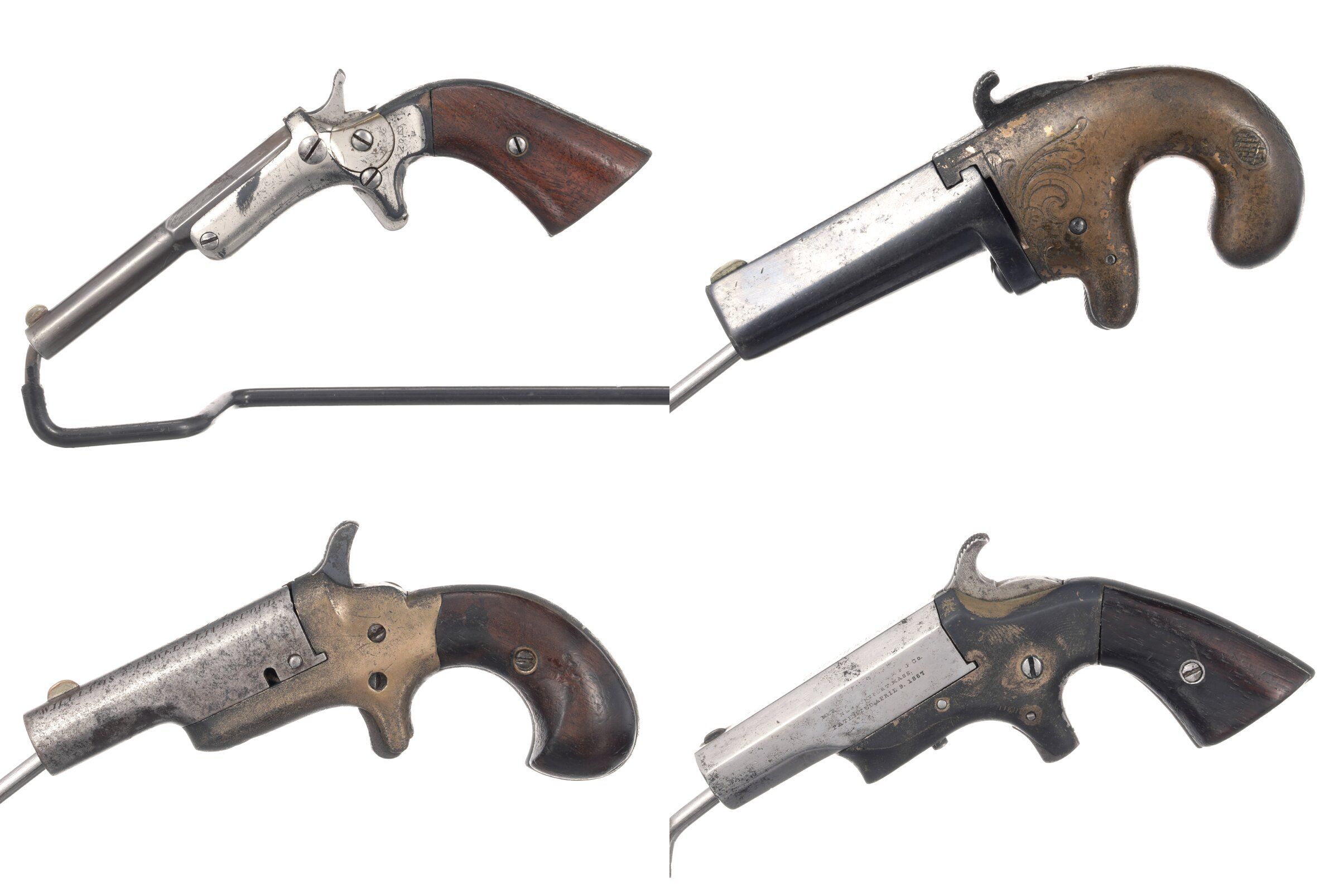 Four American Antique Pocket Pistols | Rock Island Auction