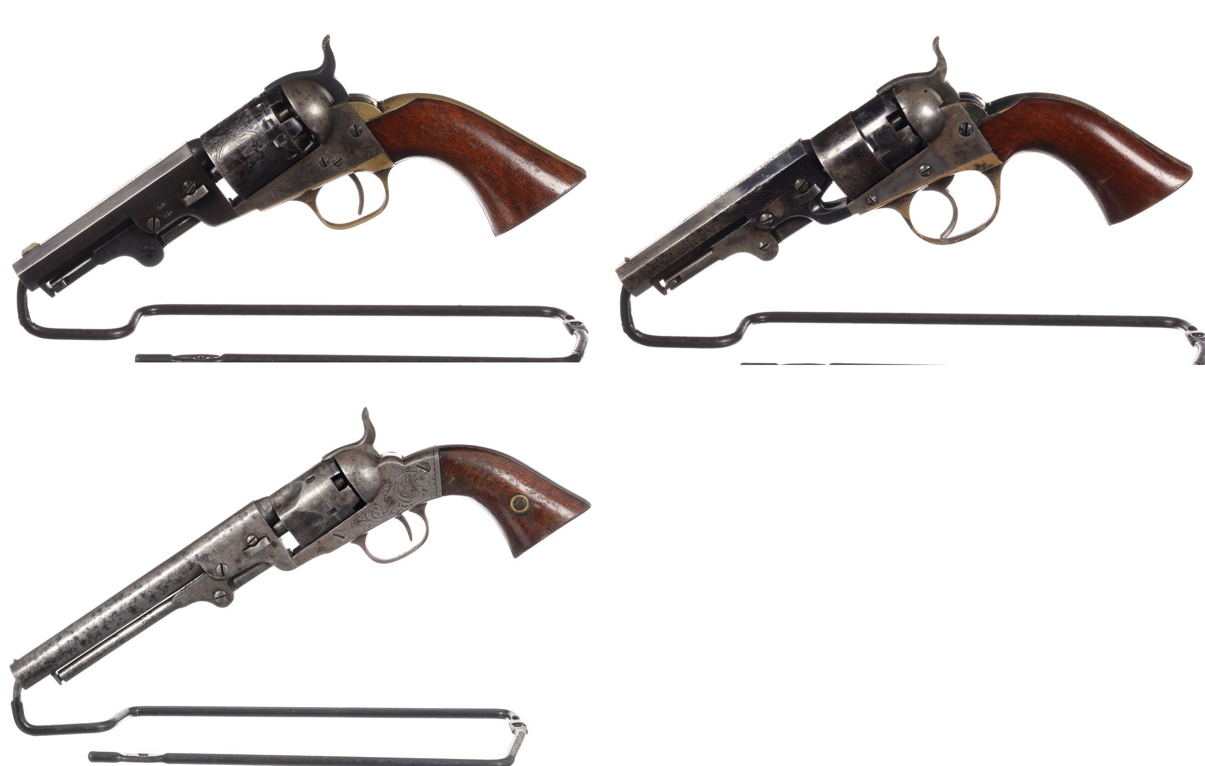 Three Antique American Revolvers | Rock Island Auction