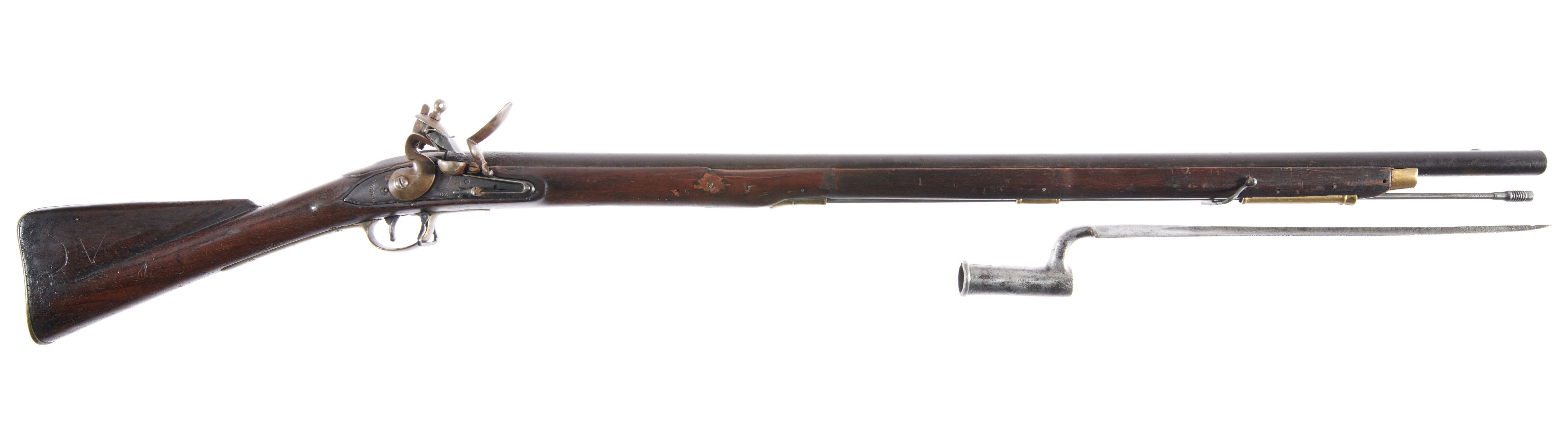 British Brown Bess Flintlock Musket with Bayonet | Rock Island Auction