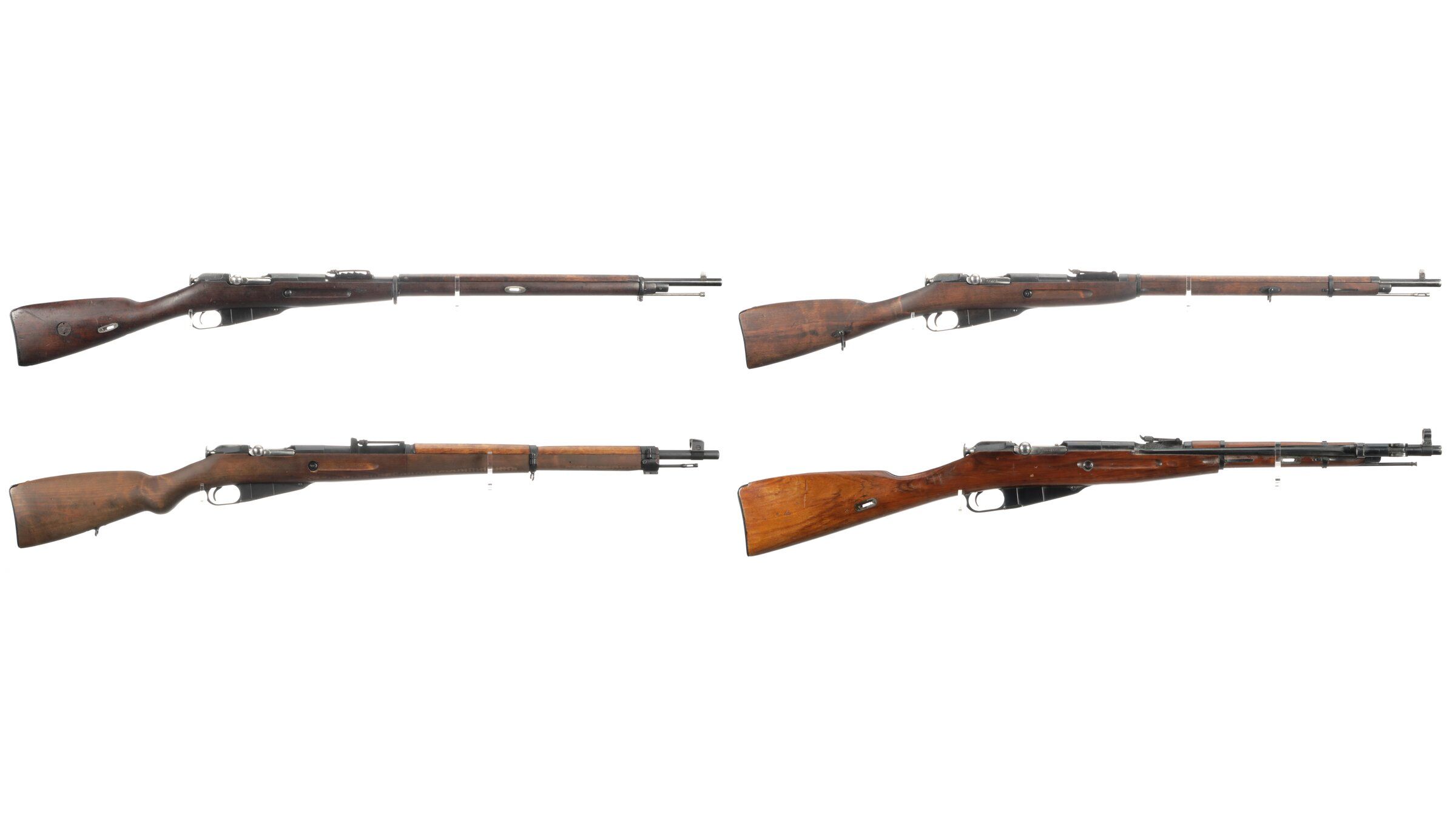 Four Mosin Pattern Bolt Action Military Long Guns | Rock Island Auction Four Mosin Pattern Bolt Action Military Long Guns | Rock Island Auction