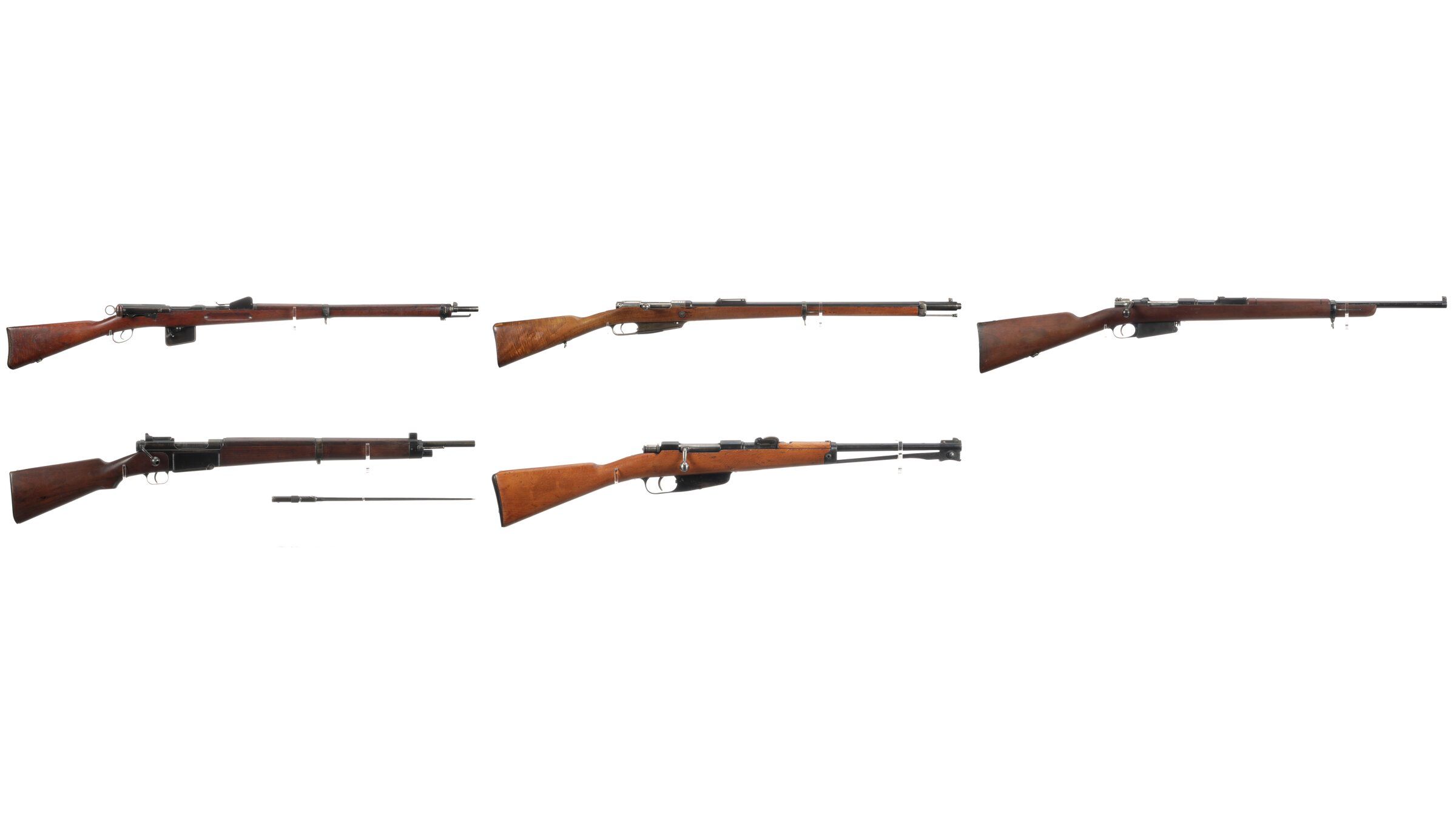 Five European Military Bolt Action Rifles | Rock Island Auction